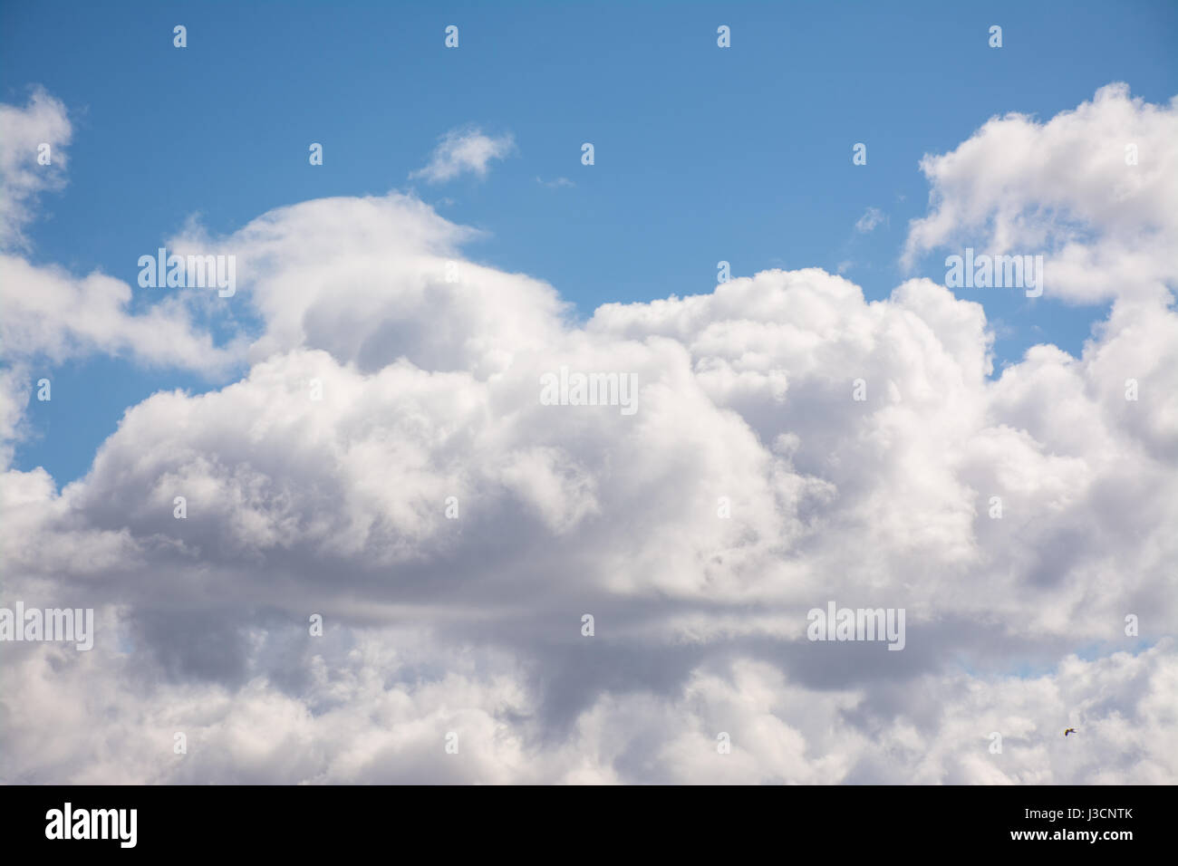 Partly cloudy on a spring day Stock Photo - Alamy