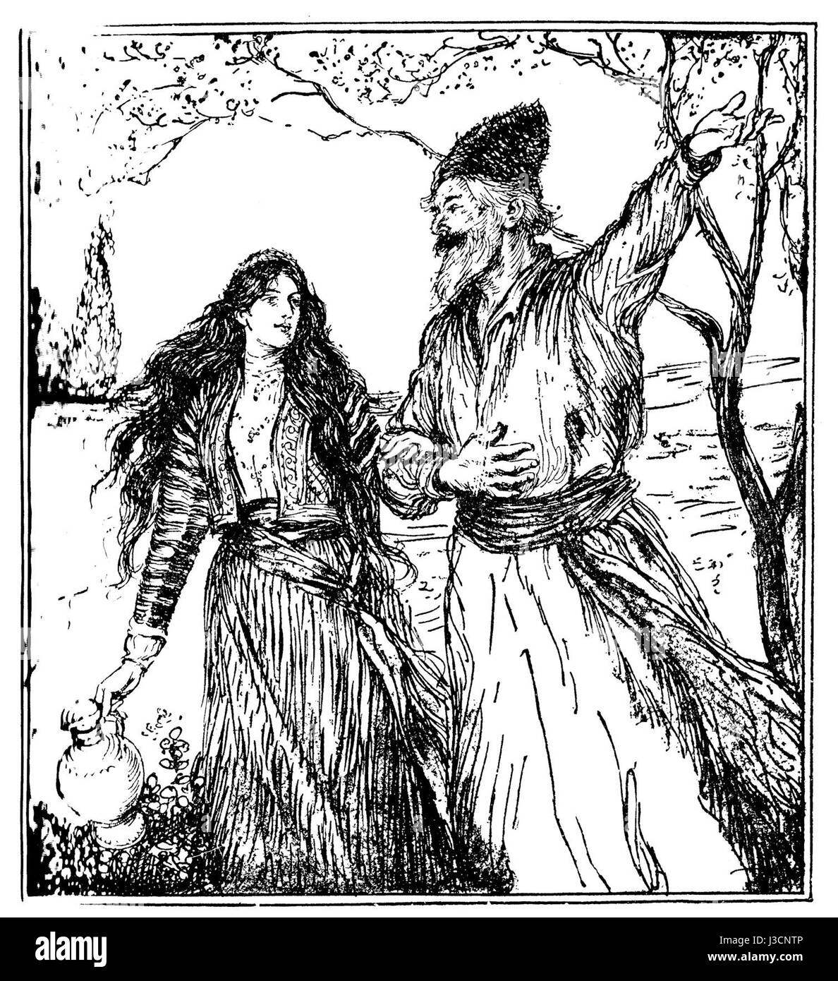 Edmund J Sullivan Illustrations to The Rubaiyat of Omar Khayyam First ...