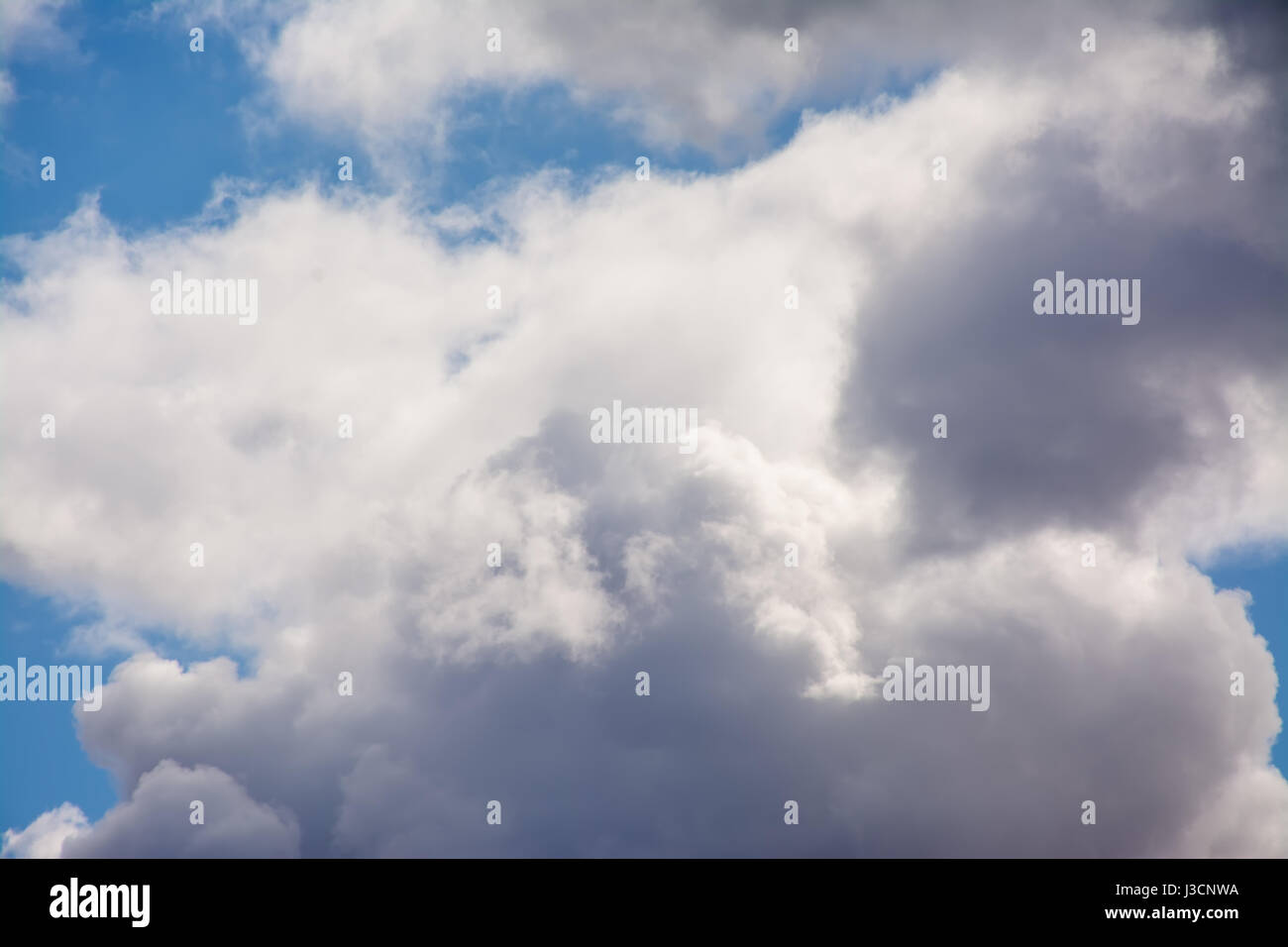Partly cloudy on a spring day Stock Photo - Alamy