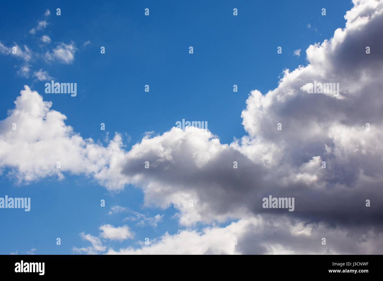 Partly cloudy on a spring day Stock Photo - Alamy