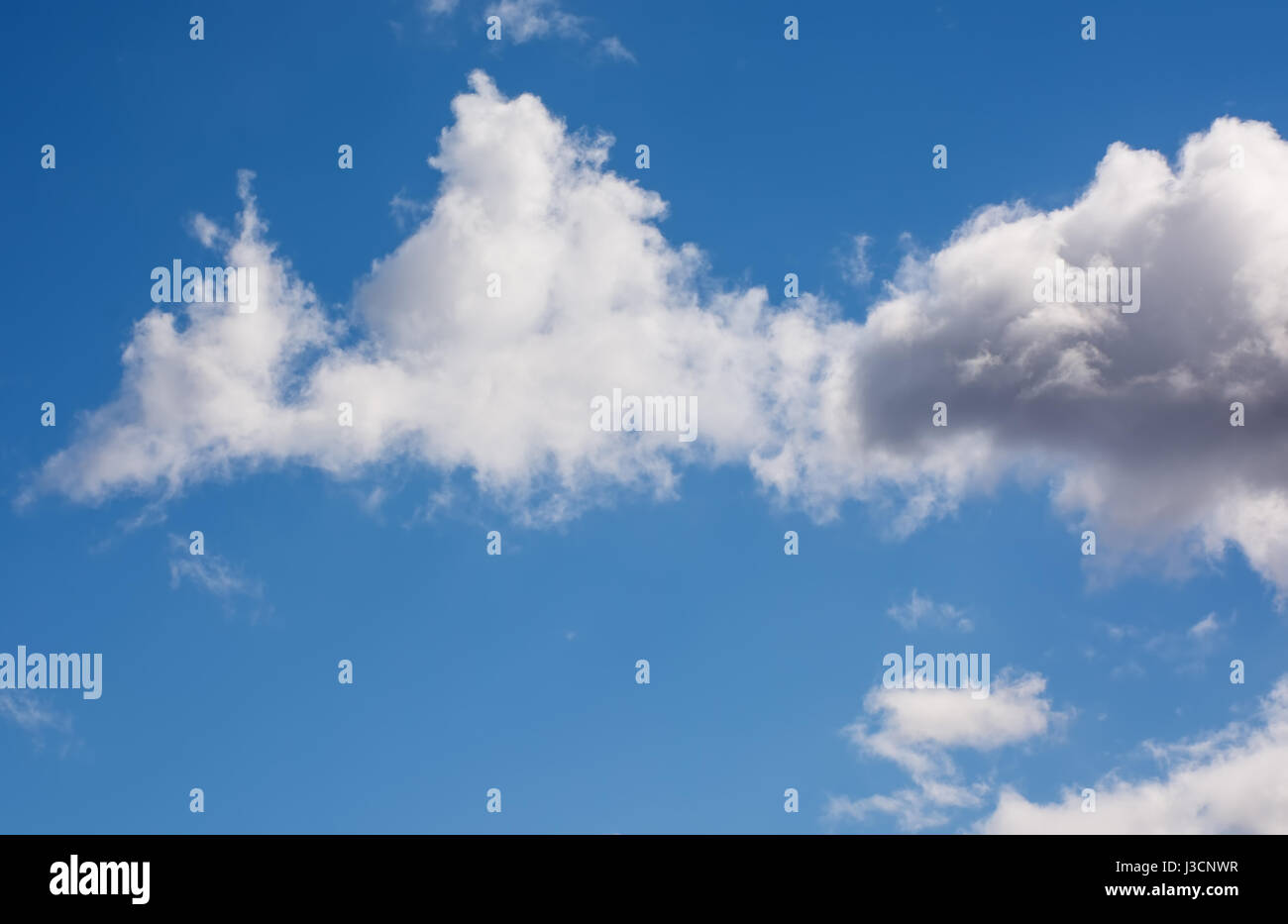 Partly cloudy on a spring day Stock Photo - Alamy