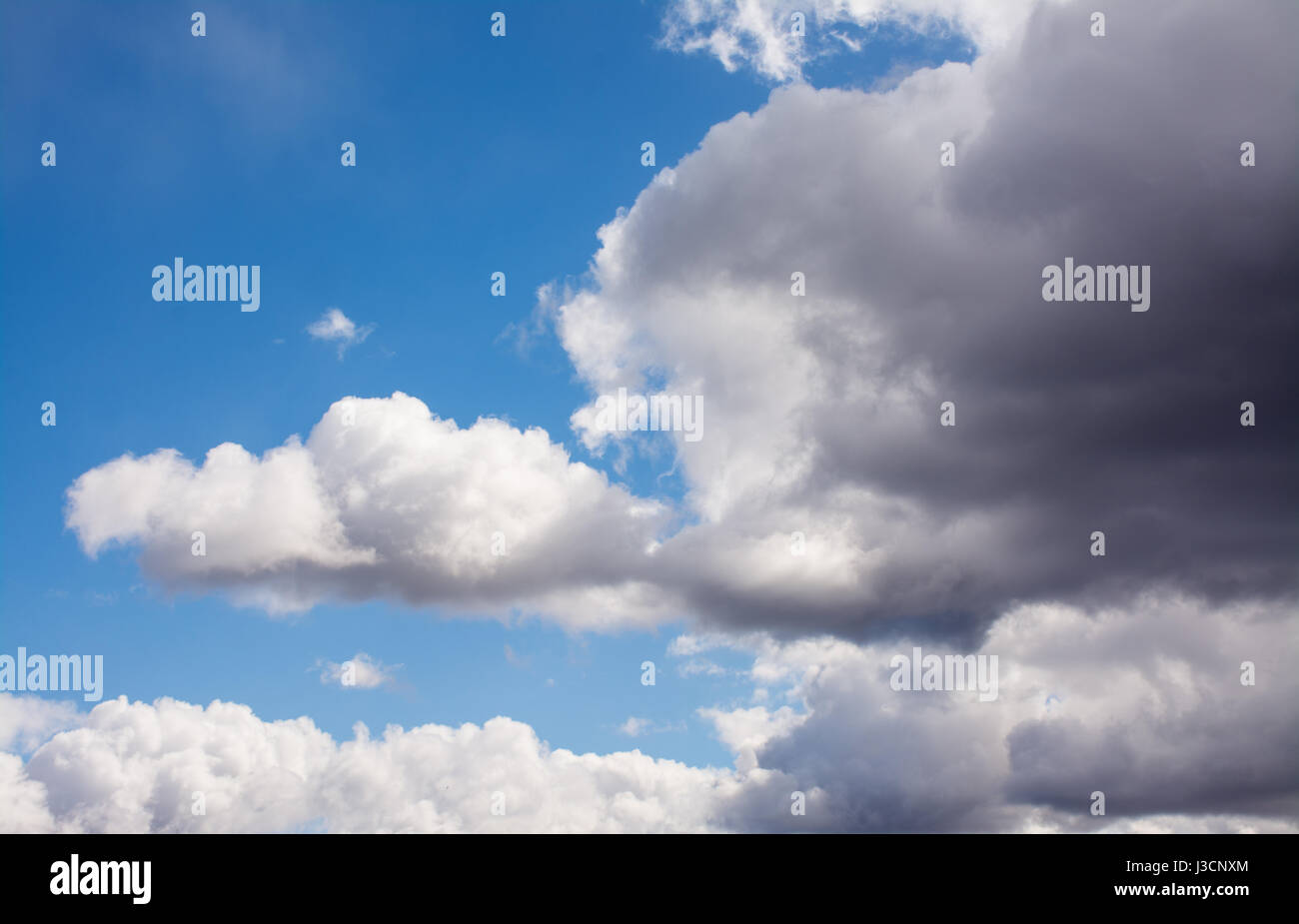 Partly cloudy on a spring day Stock Photo - Alamy