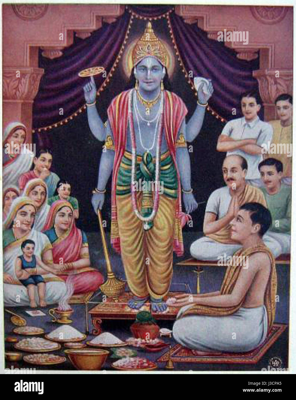 Old painting for devotees hi-res stock photography and images - Alamy