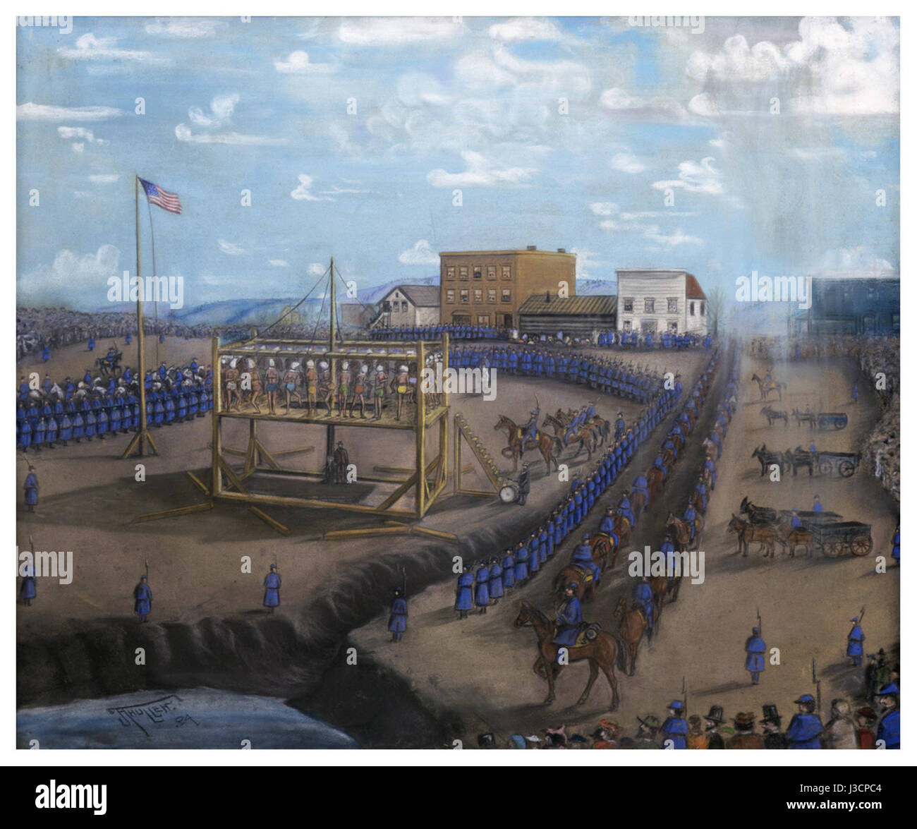 Native american treaty 1862 hi-res stock photography and images - Alamy