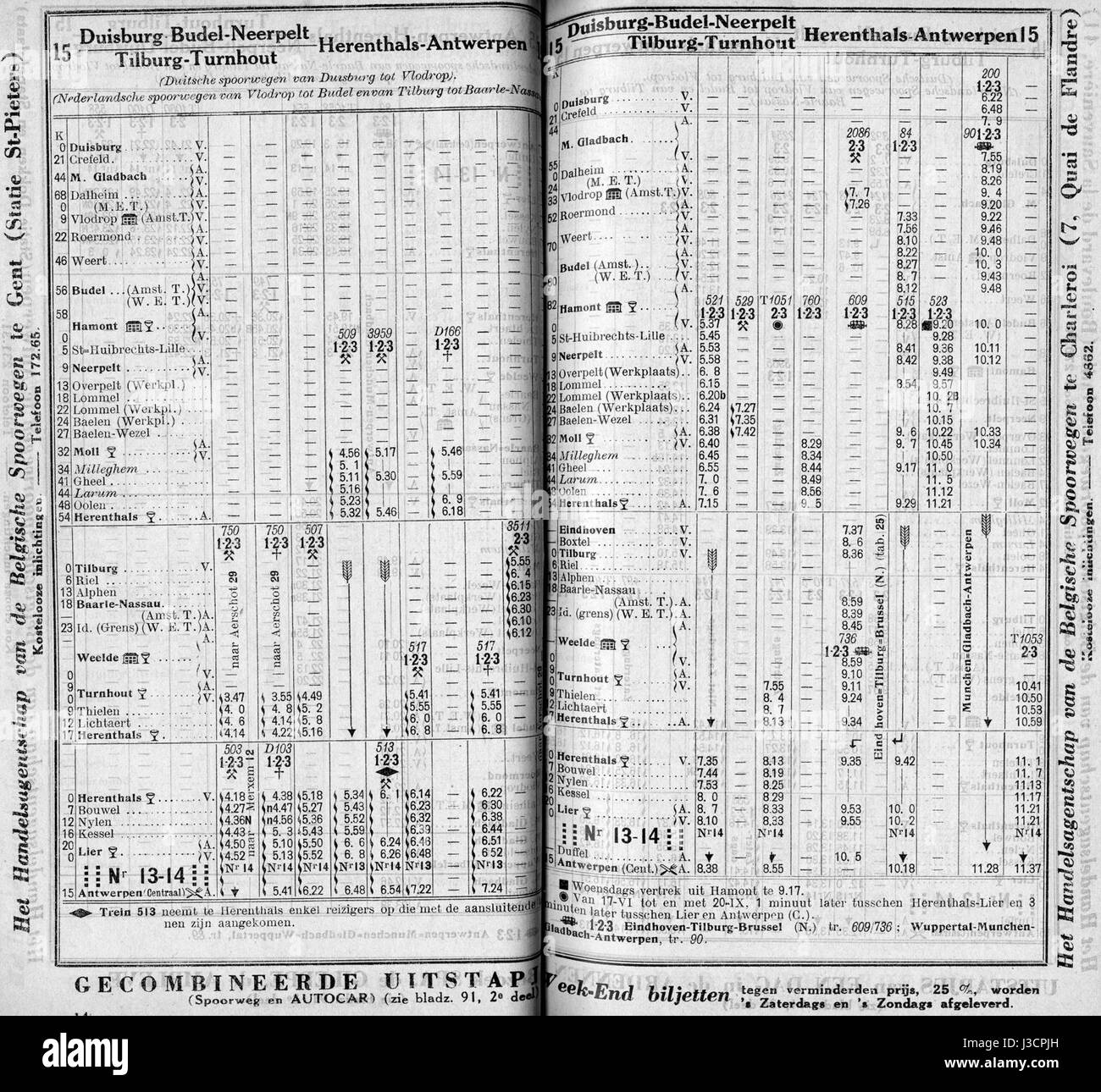 Dienstregeling 1933 15 346 refers to a German railway timetable from ...