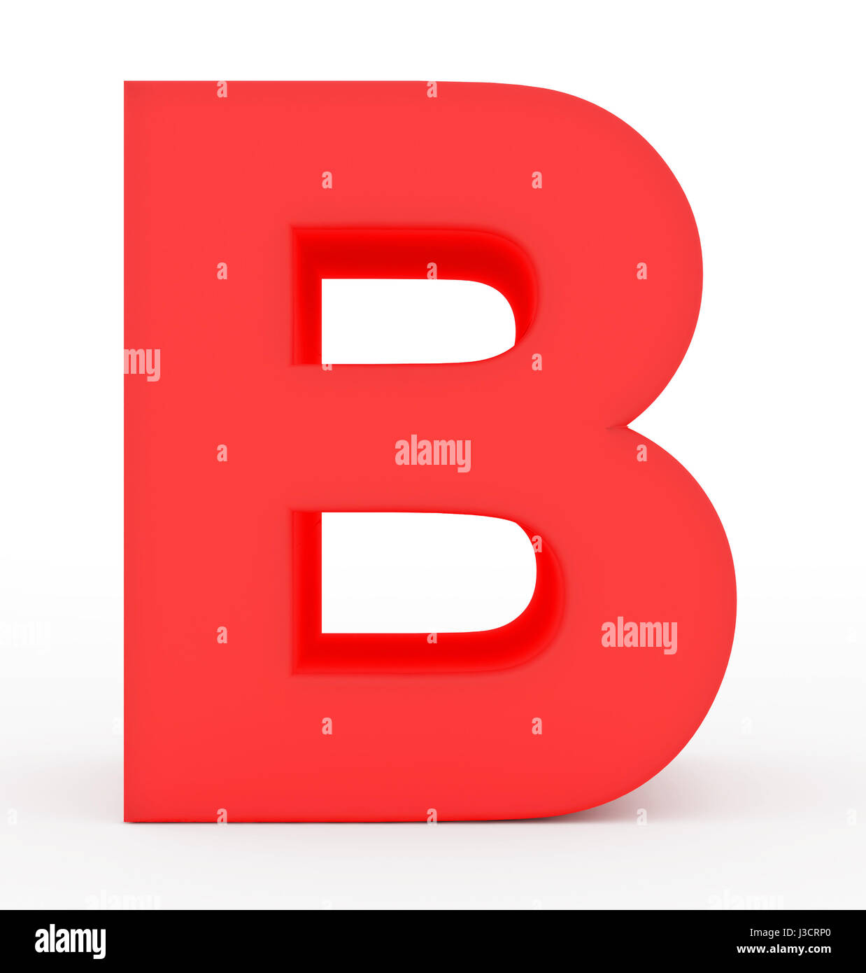 3d Letter B Vector