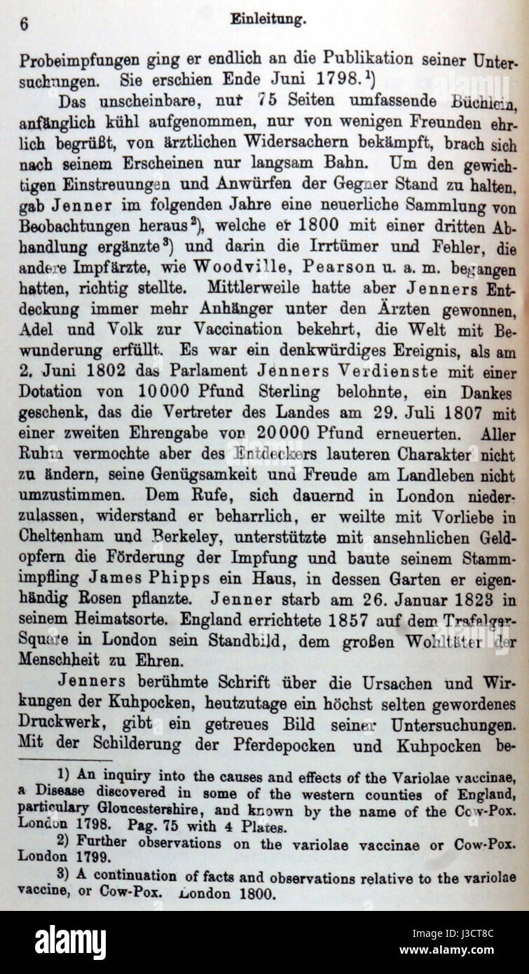 Edward Jenner's work with cowpox (Kuhpocken in German) revolutionized ...