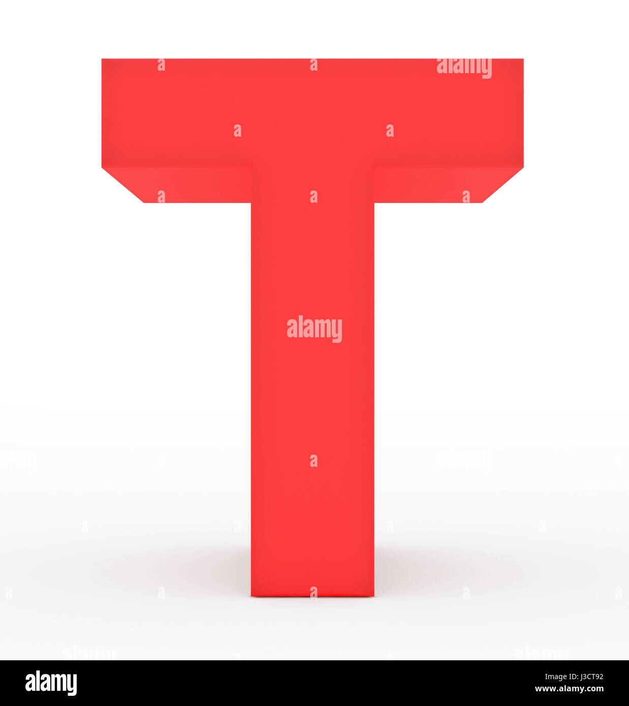 Red and white t letter hi-res stock photography and images - Alamy