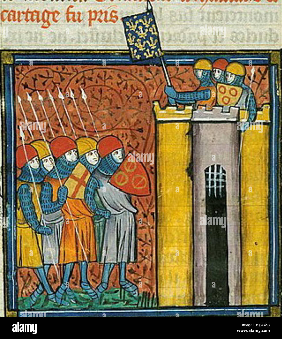 Eighth Crusade Carthage 1270 Stock Photo - Alamy