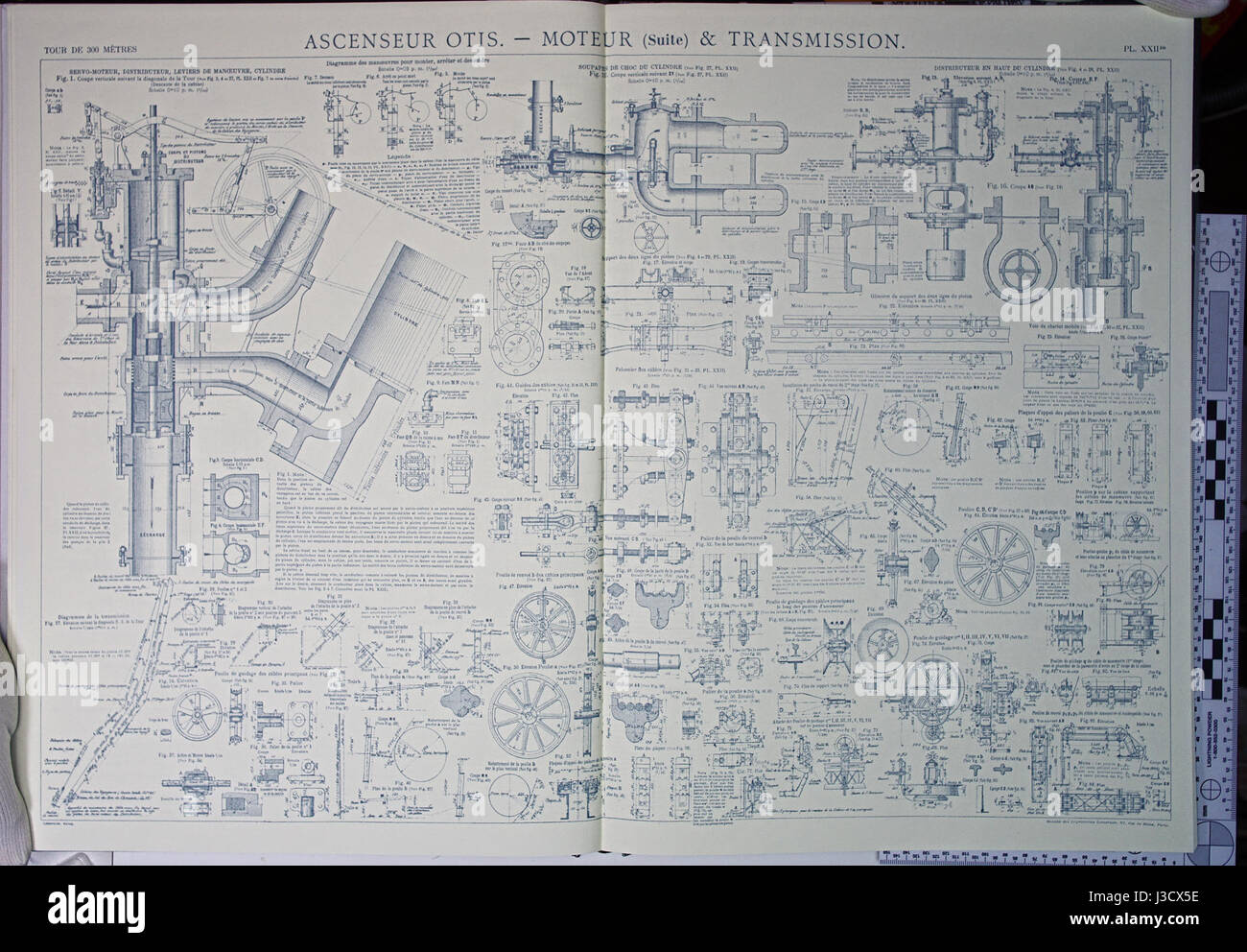 Eiffel Tower plans refer to the original architectural blueprints for ...