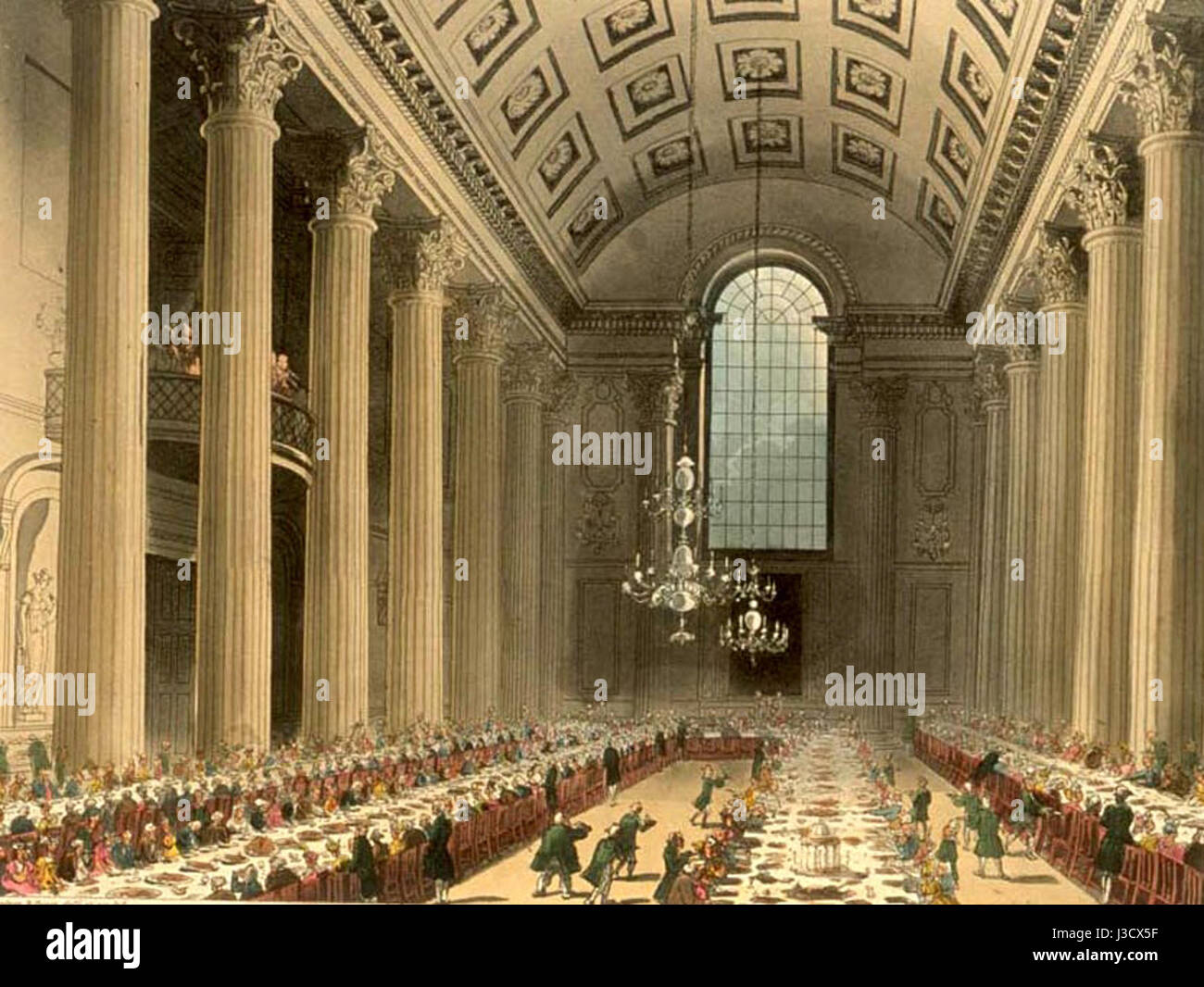 Egyptian Hall Mansion House edited Stock Photo - Alamy