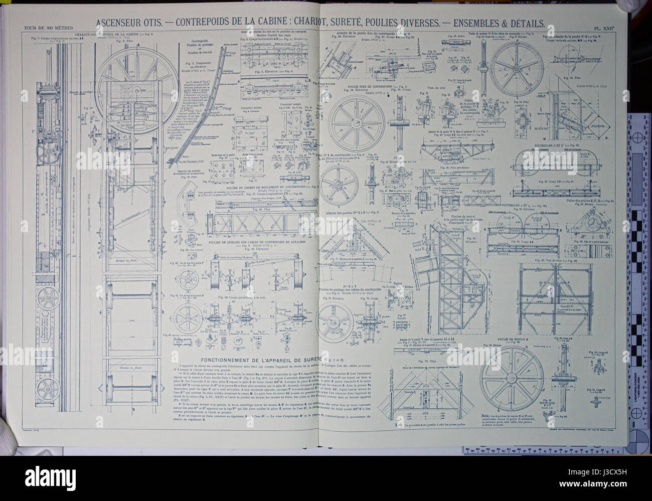 The Eiffel Tower plans 27 likely refers to architectural drawings or ...