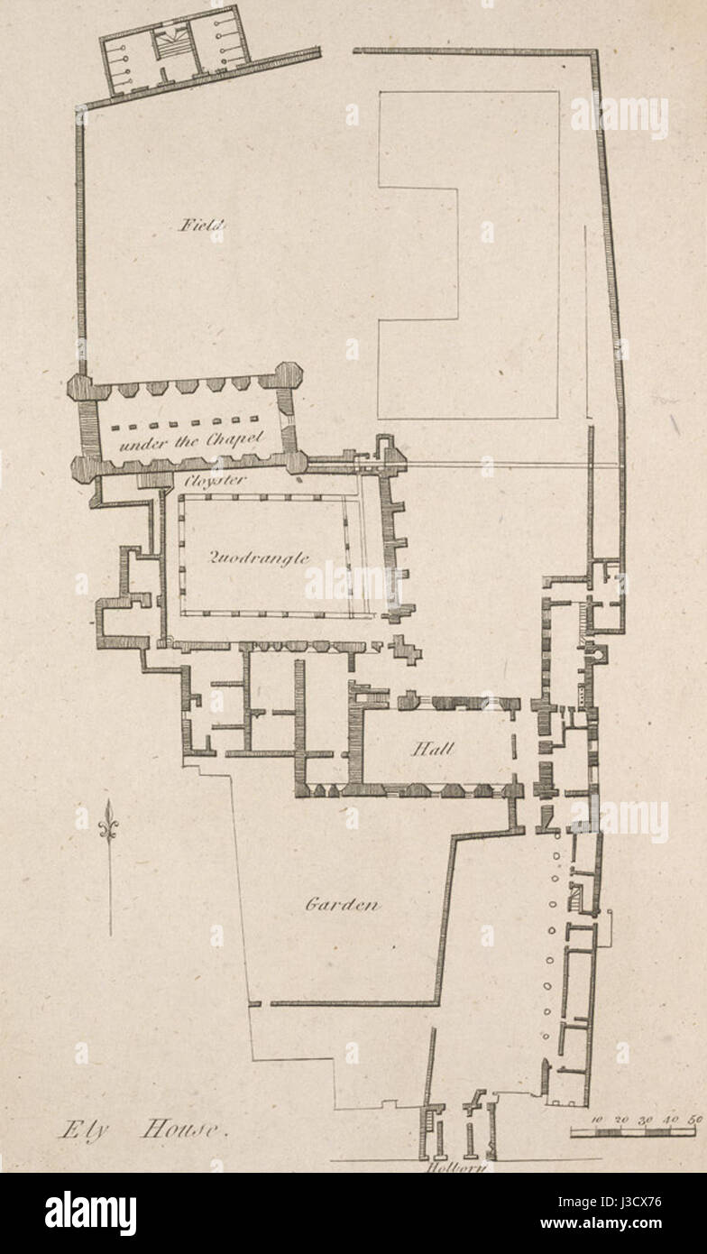 Ely House, built in 1704, is an architectural landmark in London ...
