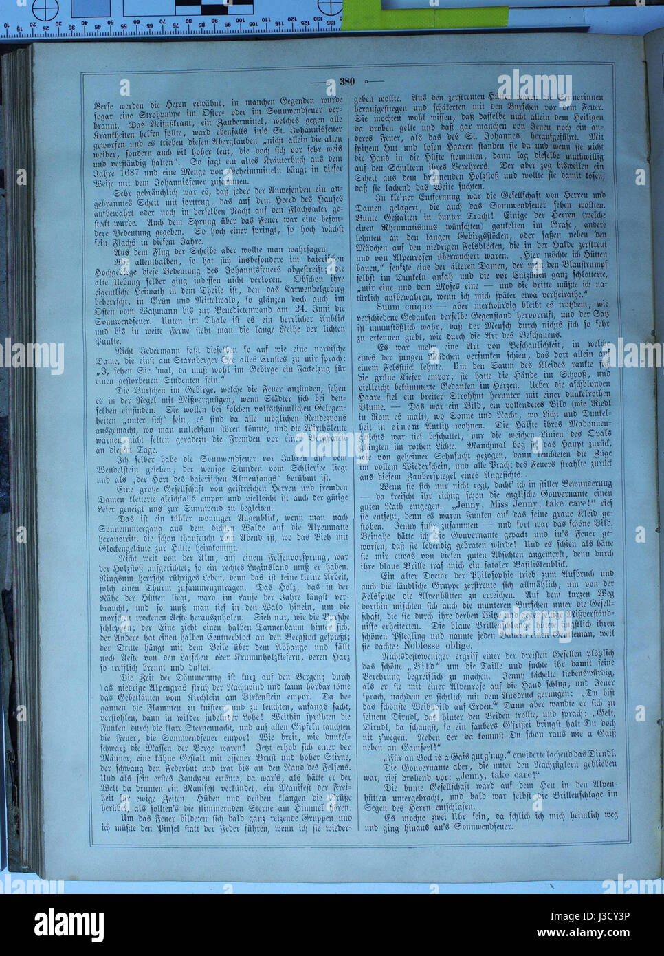 An image from 'Die Gartenlaube', issue number 380, published in 1868 ...