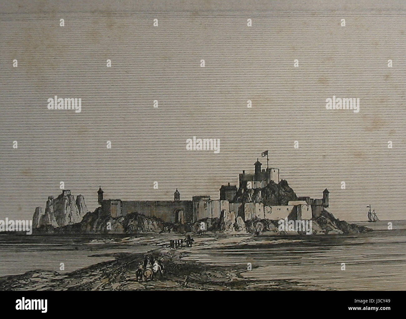 Elizabeth Castle, located in Jersey, is an iconic historical structure ...