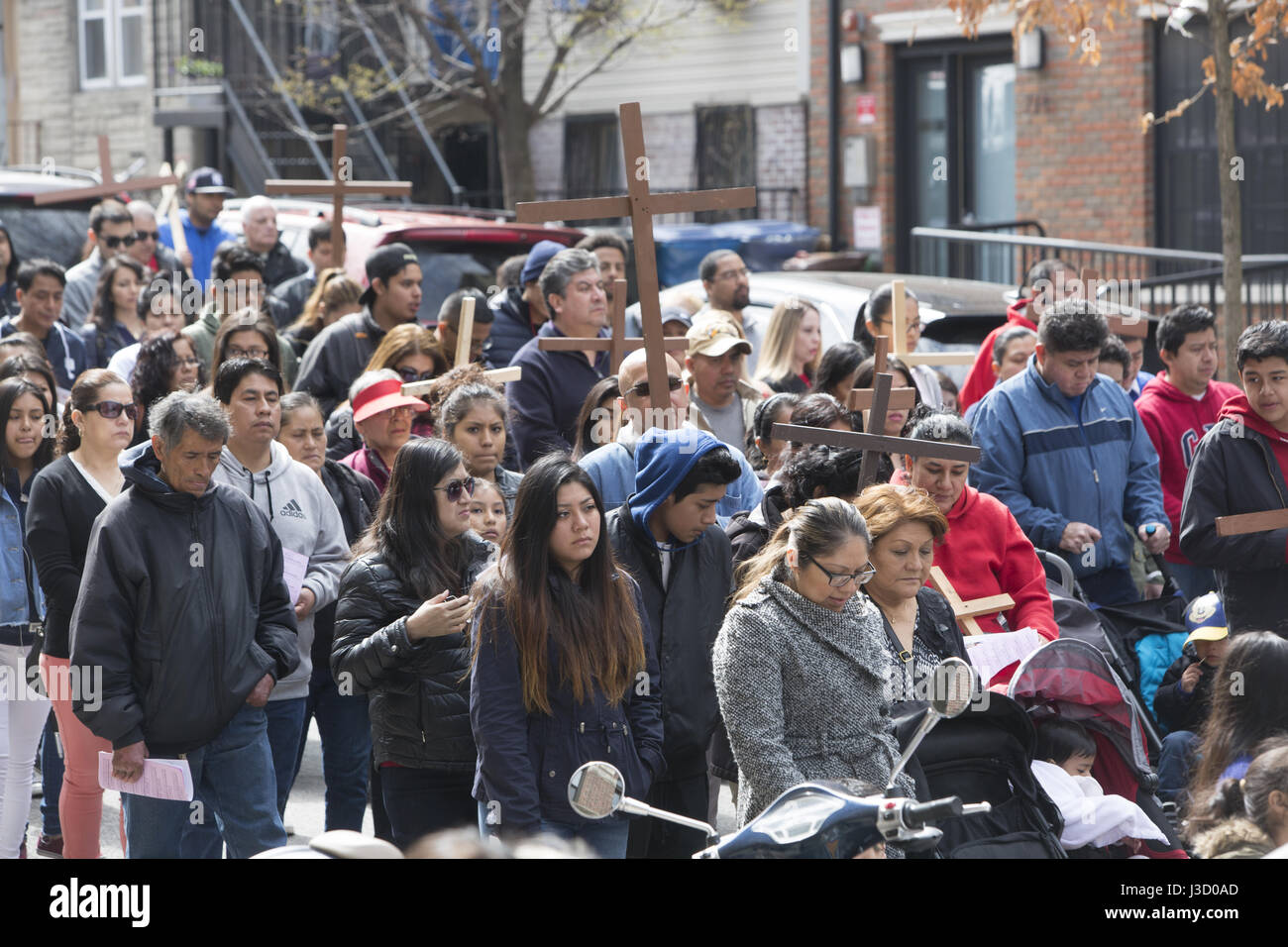 Good Friday Stations of the Cross procession through Park Slope ...