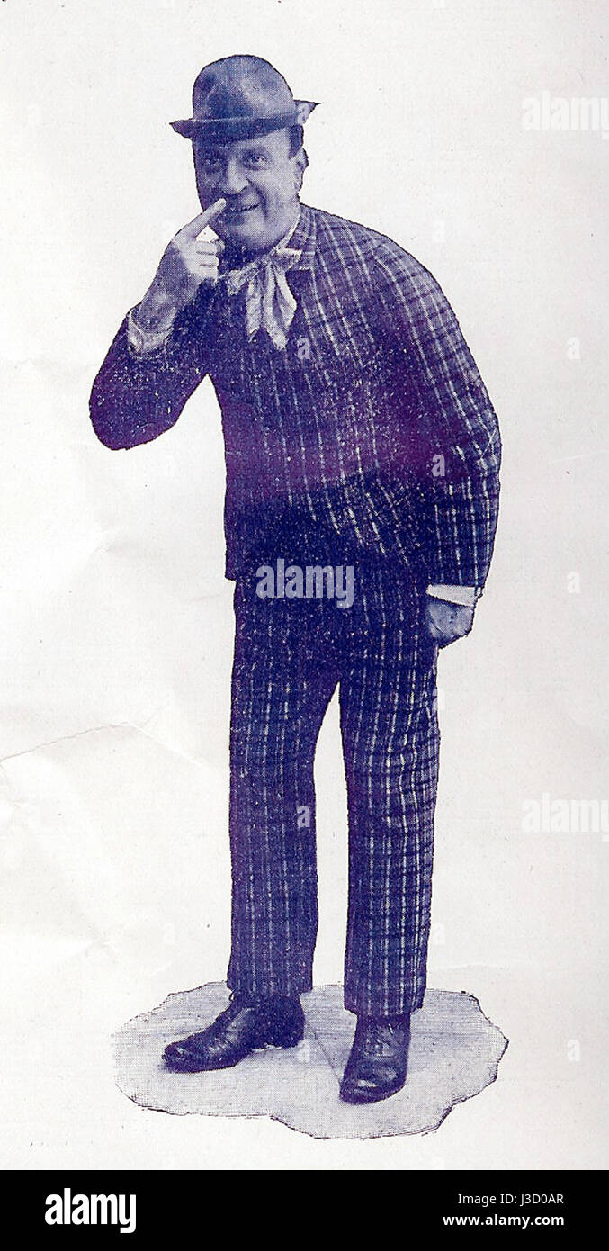 Portrait of Dranem, a French singer and actor known for his ...