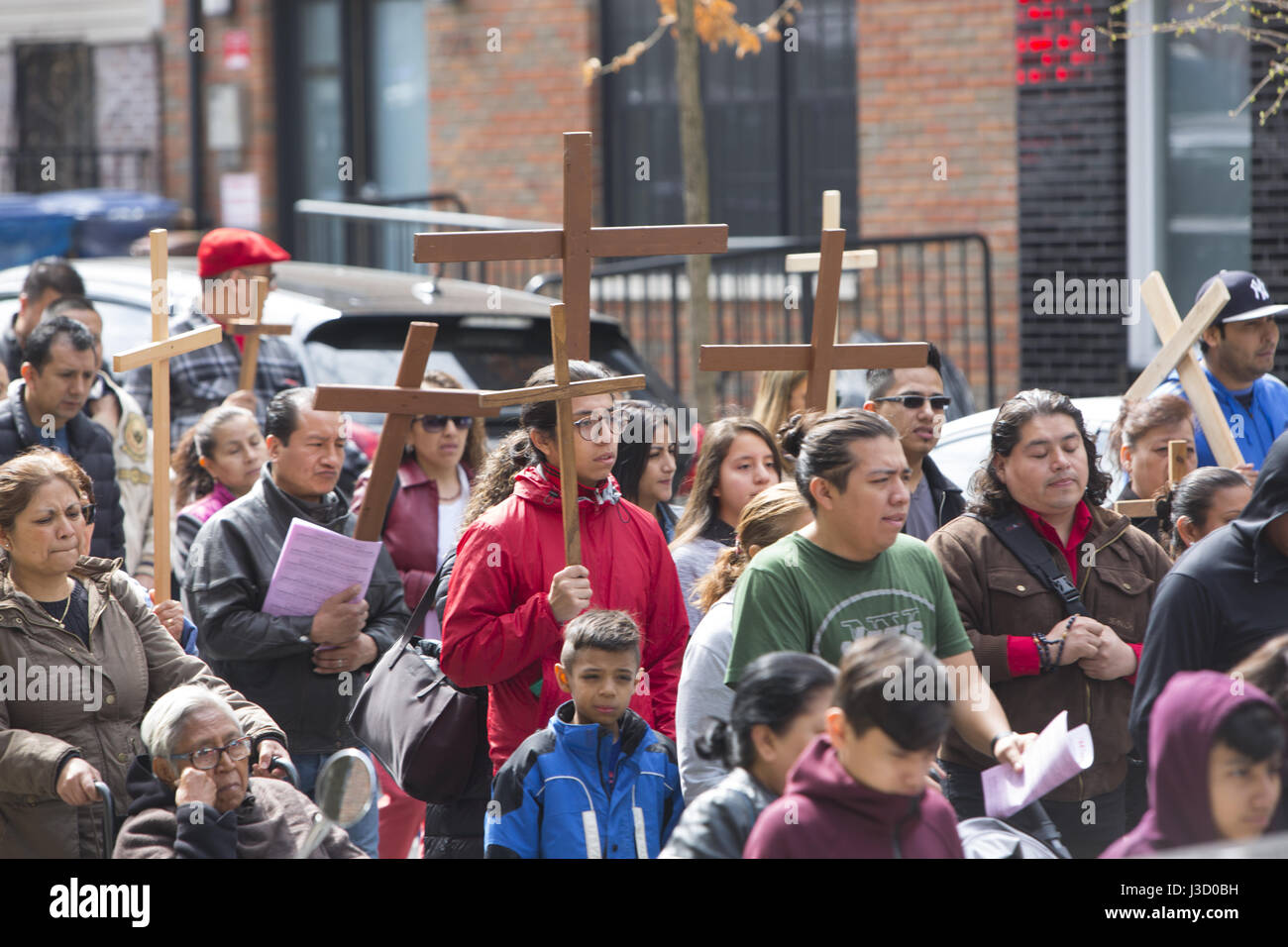 Good Friday Stations of the Cross procession through Park Slope ...