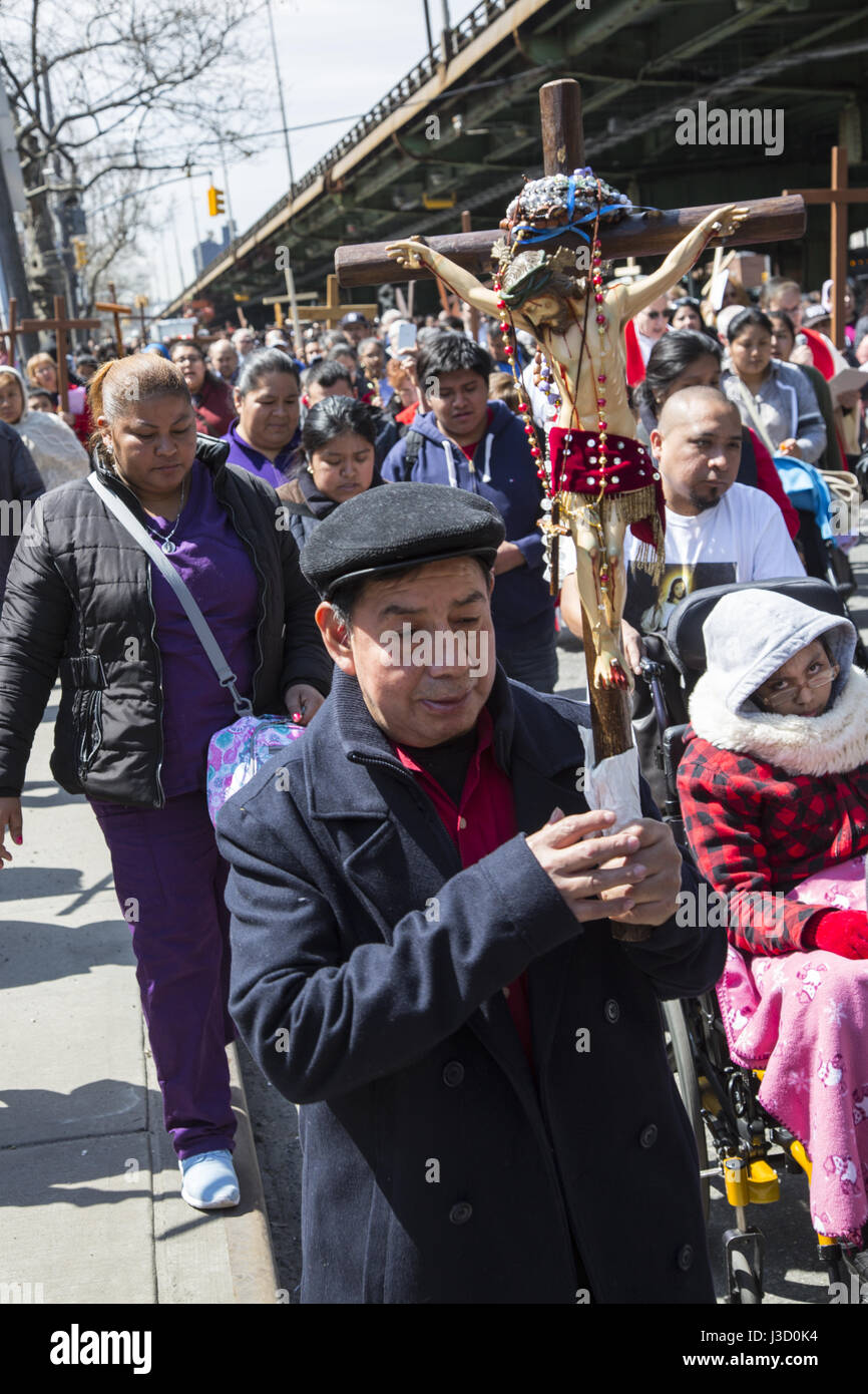 Good Friday Stations of the Cross procession through Park Slope ...