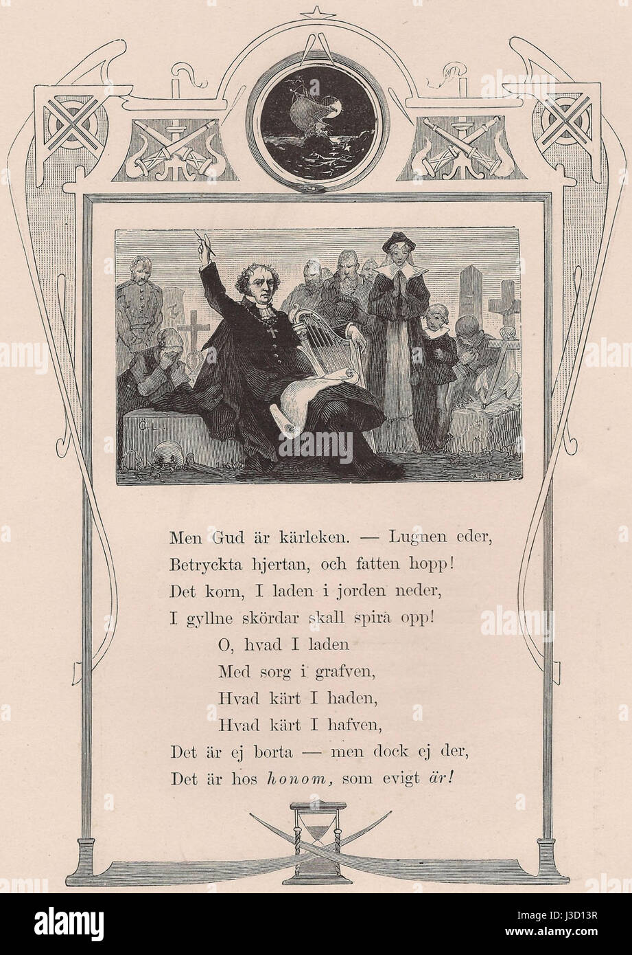 'Dodens Engel' (The Angel of Death) from 1880, is a symbolic artwork ...