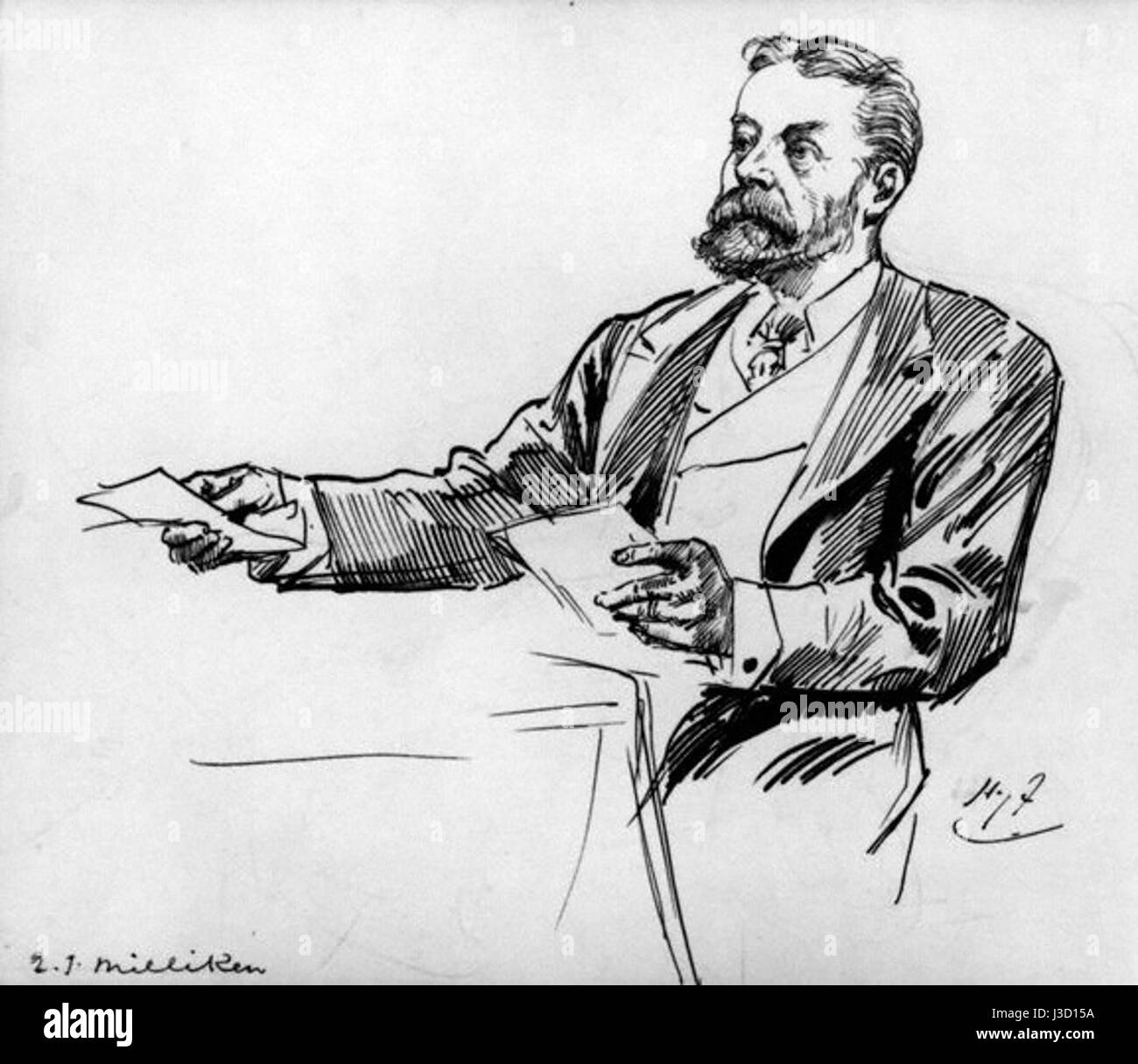 Edwin James Milliken03 Stock Photo - Alamy