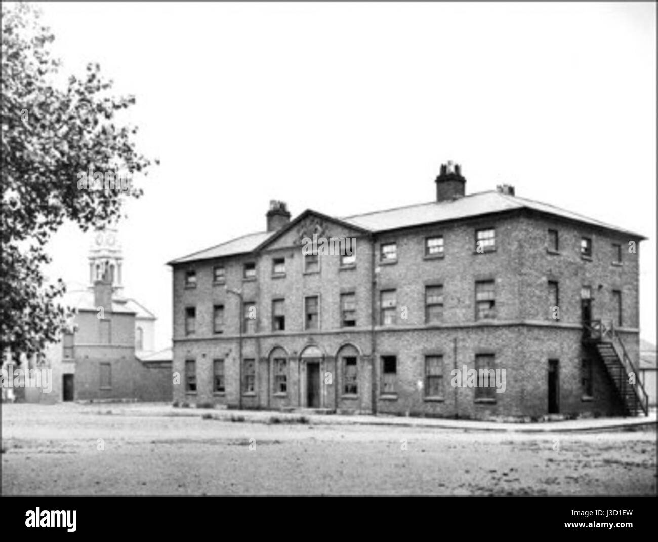 Ancient barracks Black and White Stock Photos & Images - Alamy