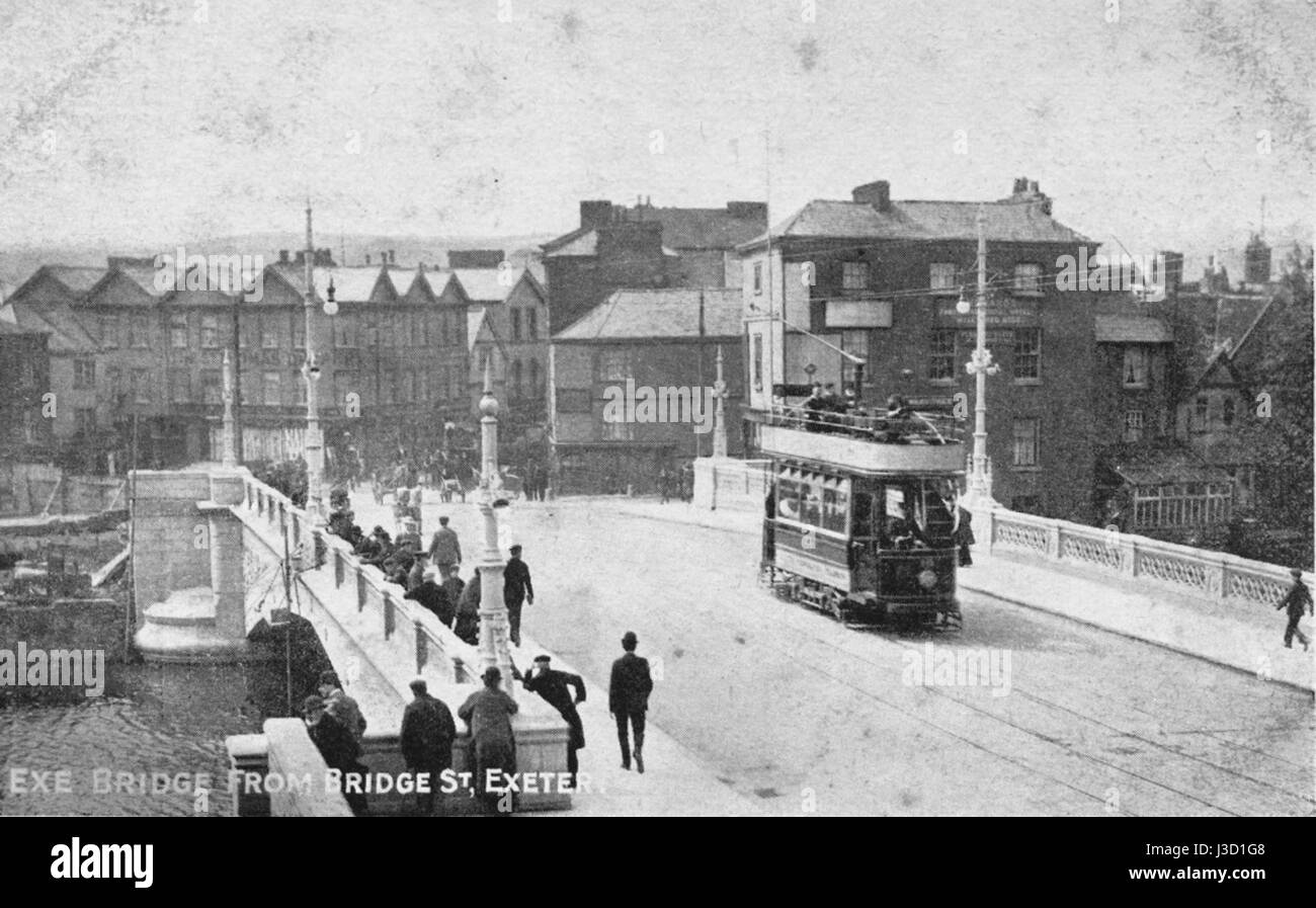 Old exe bridge Black and White Stock Photos & Images - Alamy