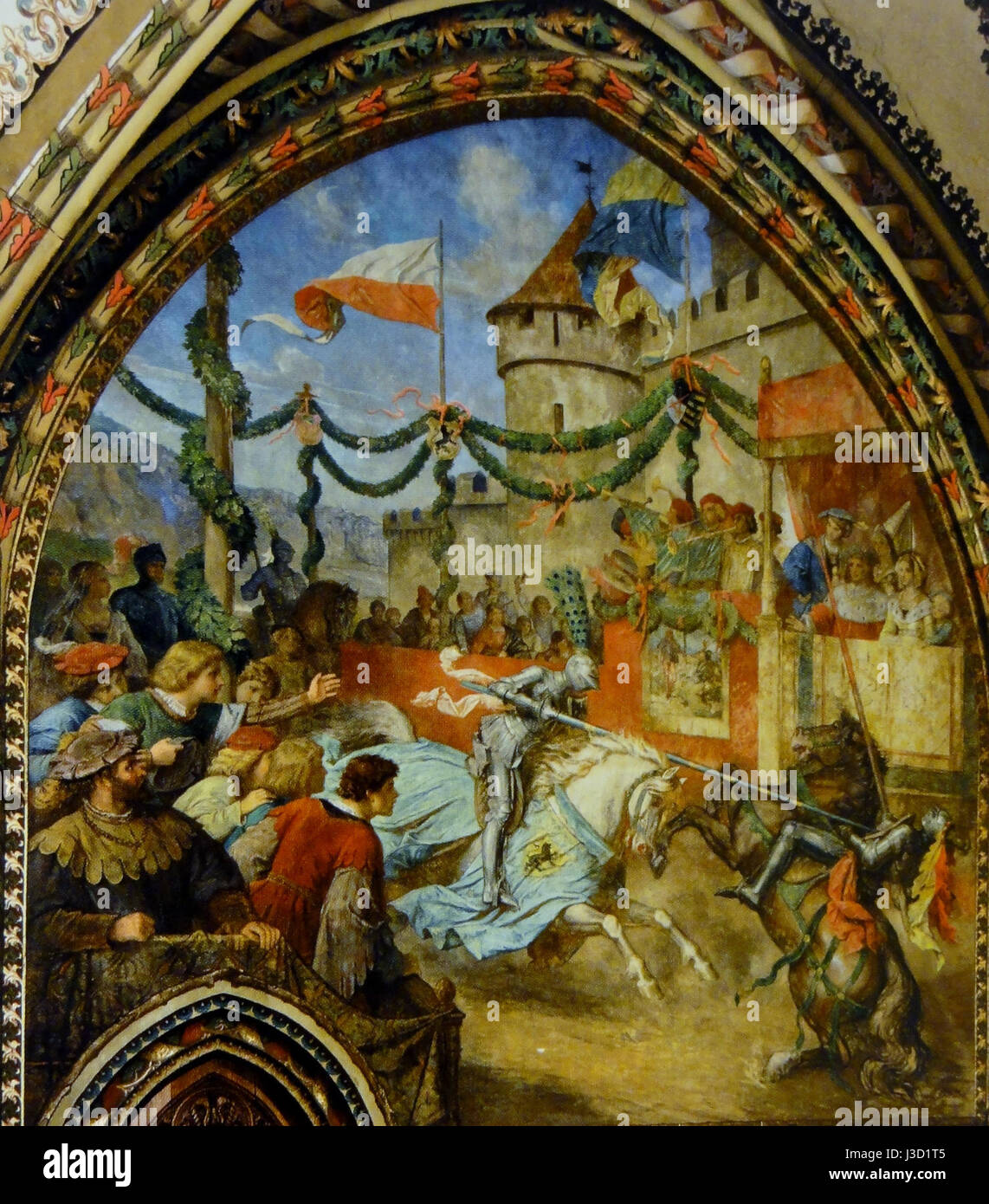 A historical depiction of Duke Albert III of Saxony, known as 'the ...