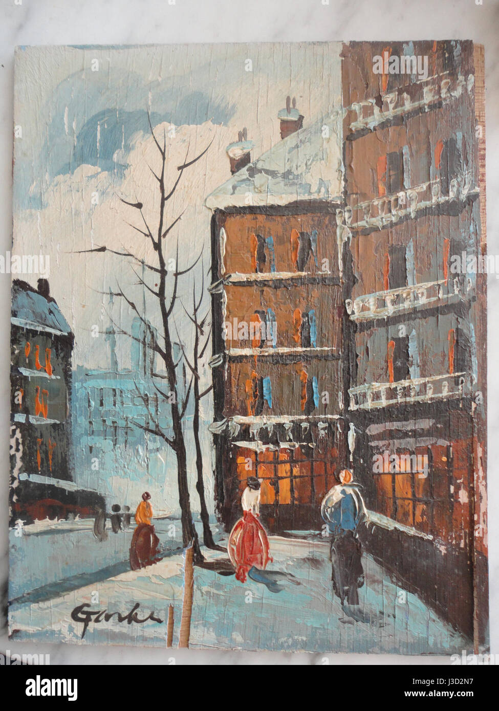 The painting by Gorky, created between 1927 and 1934, exemplifies the ...