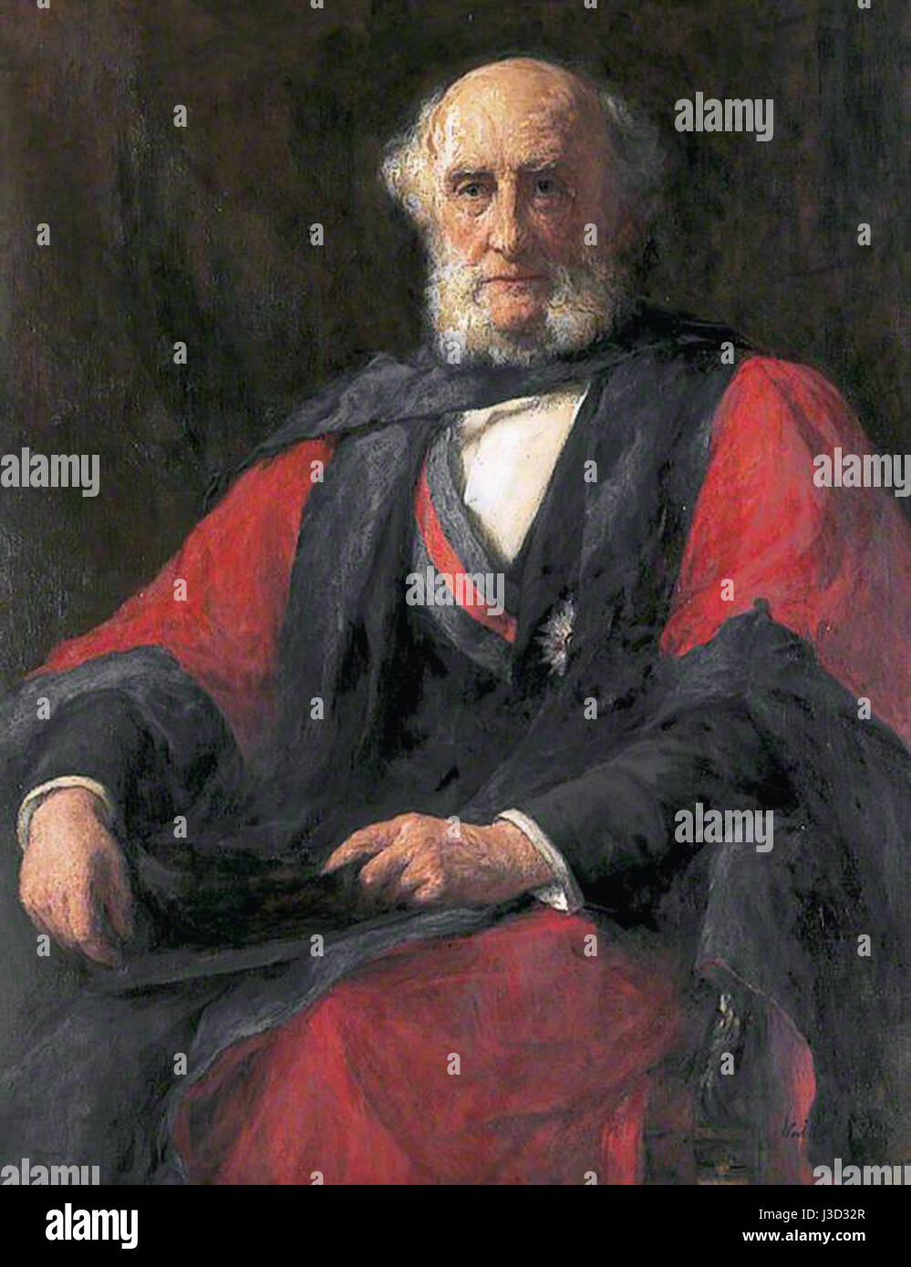 This portrait by Walter William Ouless depicts Donald Currie, a British ...