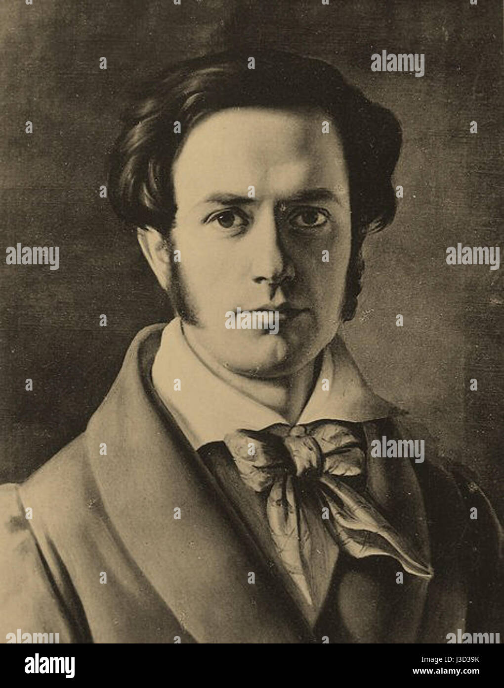 This self-portrait by Eduard Magnus, painted in 1827, reflects the ...