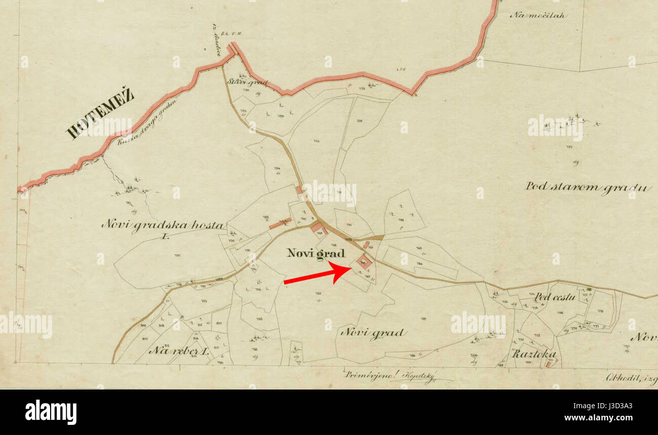 Dvorec Novi Grad Stock Photo - Alamy