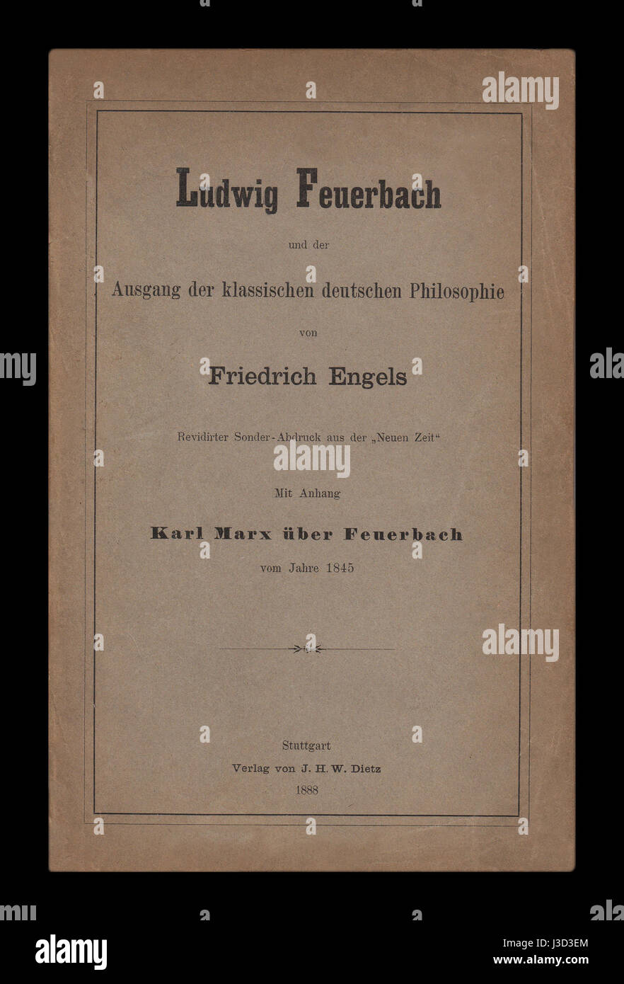 This 1888 work explores the philosophical ideas of Ludwig Feuerbach and ...