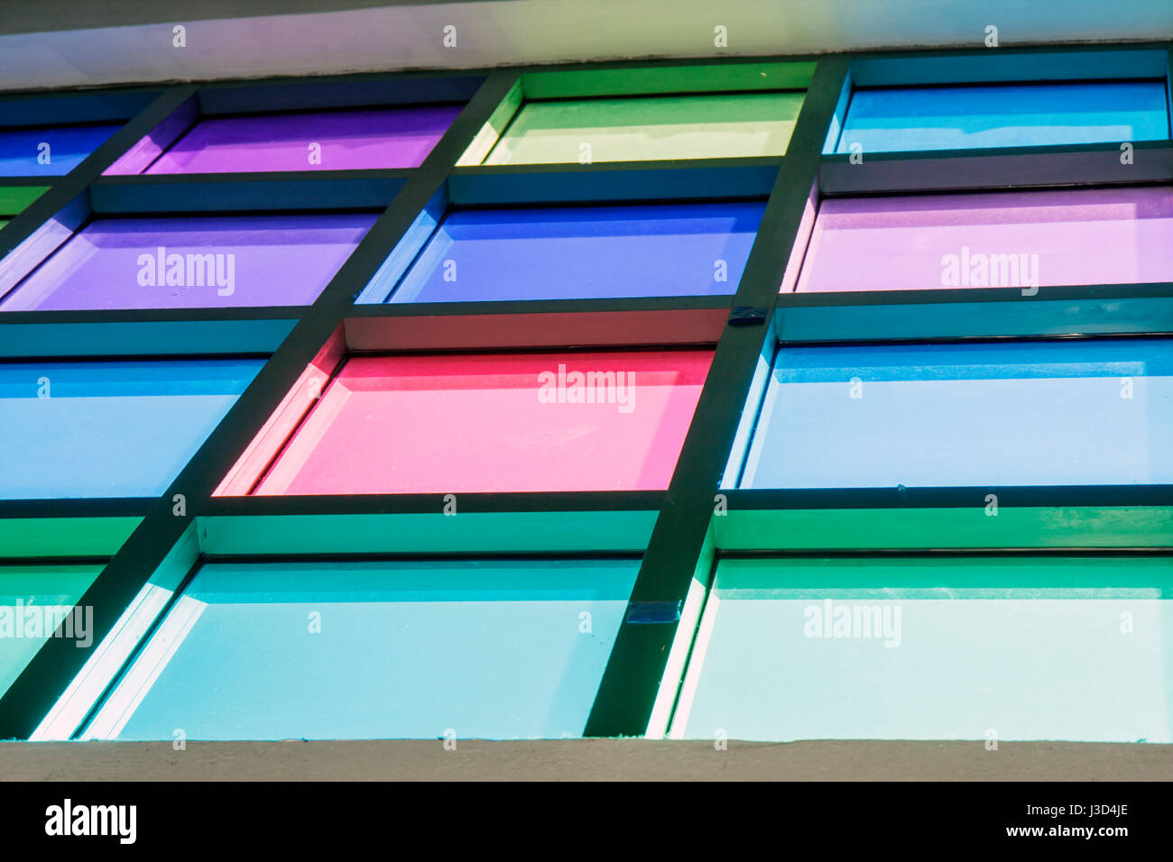 Miami Florida,Coconut Grove,Elizabeth Virrick Park,auditorium,colored ...