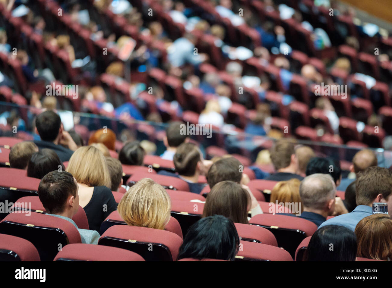 Audience at conference hall Stock Photo - Alamy