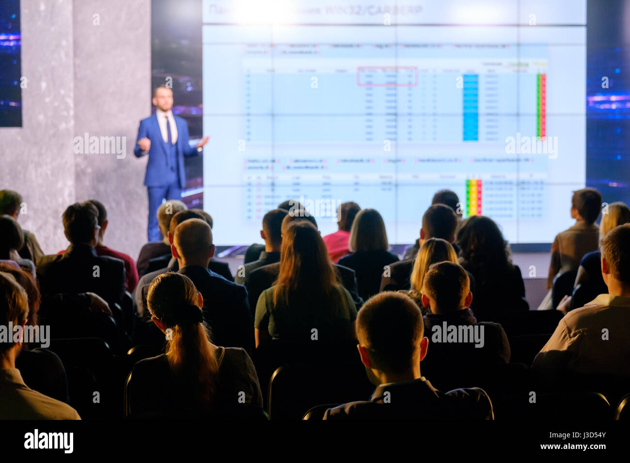 Audience at conference hall Stock Photo - Alamy