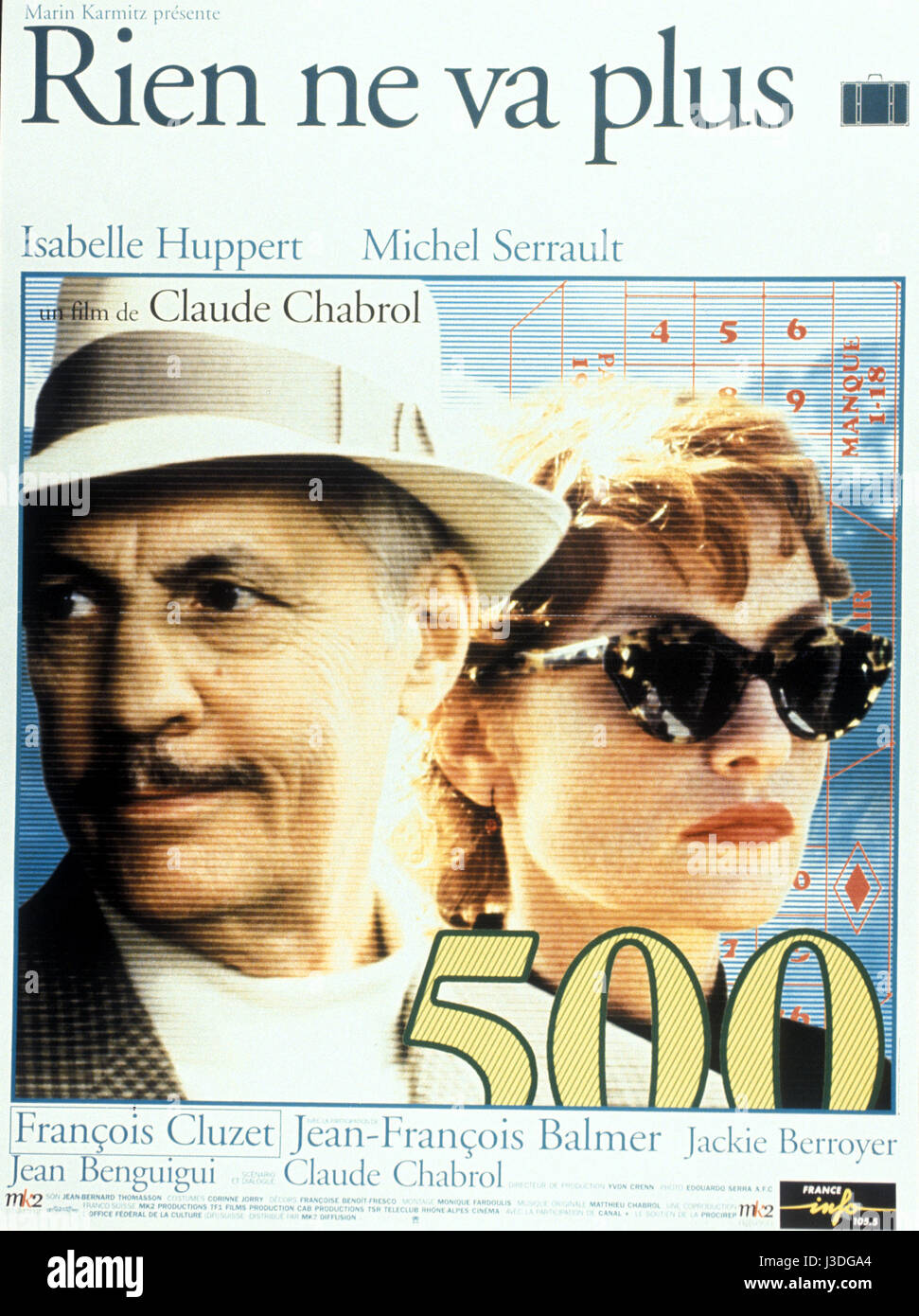 Rien ne va plus The Swindle Year: 1997 - France Director: Claude Chabrol Movie poster (Fr Stock ...