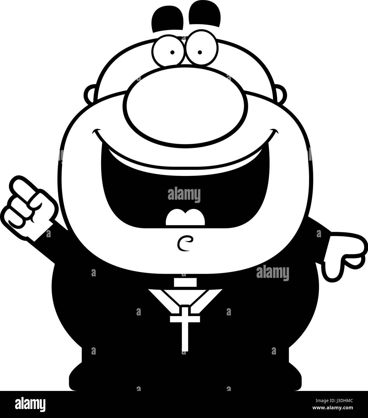 Priest speaking Stock Vector Images - Alamy