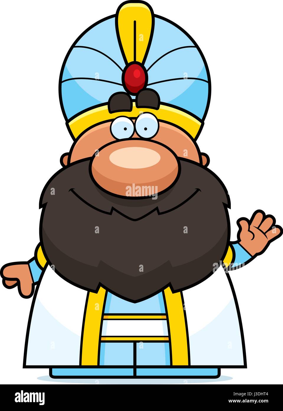 King waving at people cartoon hi-res stock photography and images - Alamy