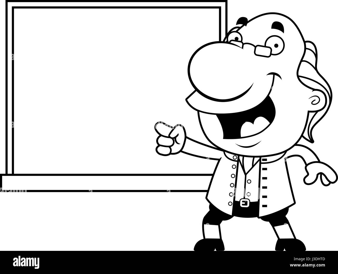 Ben Franklin Bifocals Clip Art