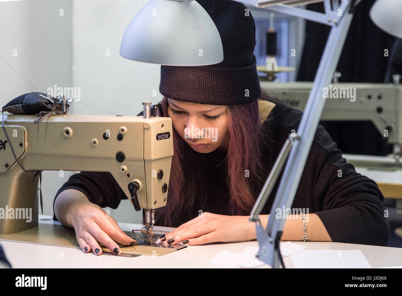 Fashion designer training Stock Photo - Alamy