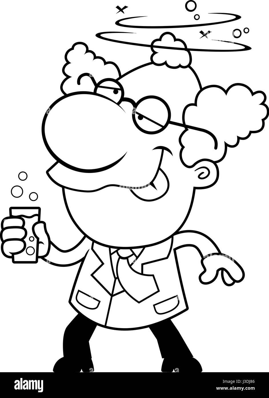 Mad Scientist Clipart Black And White