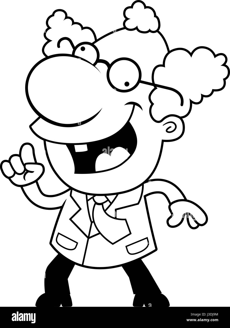 Mad Scientist Clipart Black And White