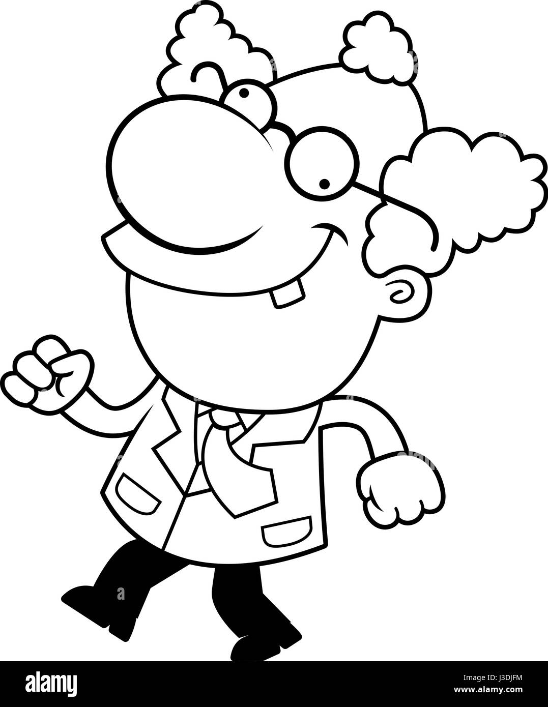 Mad Scientist Clipart Black And White