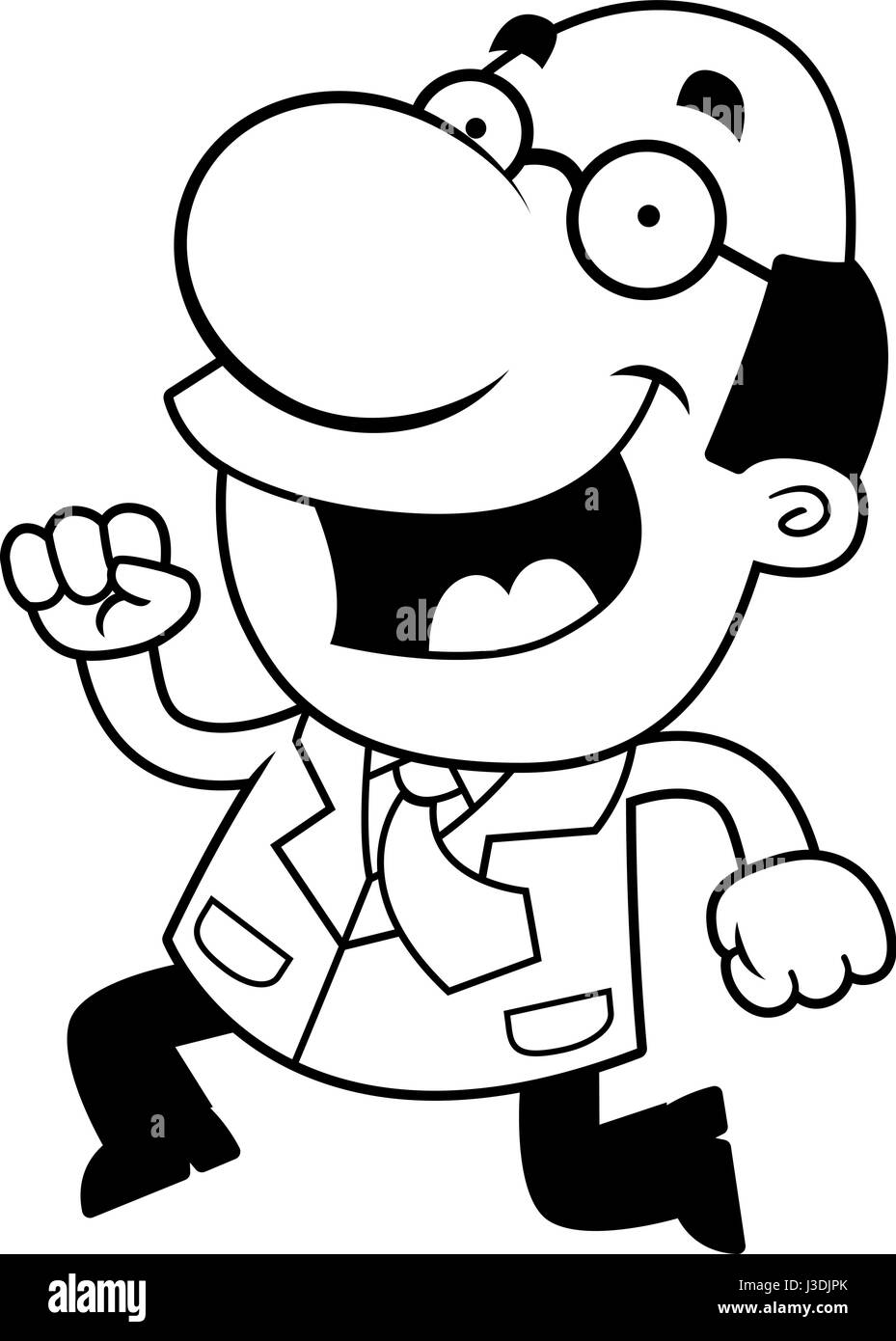 Cartoon scientist hi-res stock photography and images - Alamy