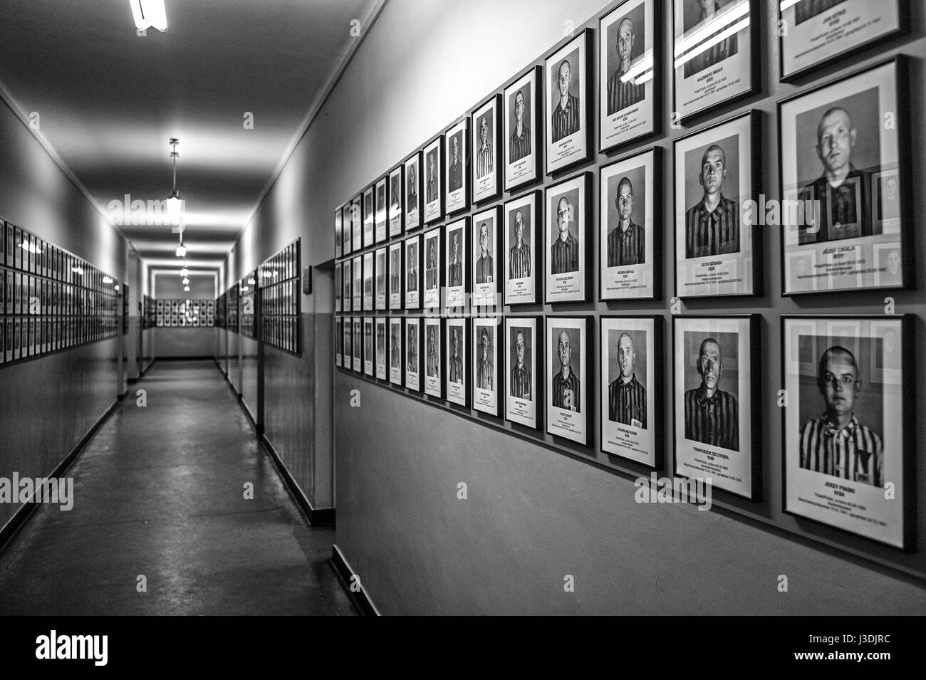 Auschwitz block 11 Black and White Stock Photos & Images - Alamy