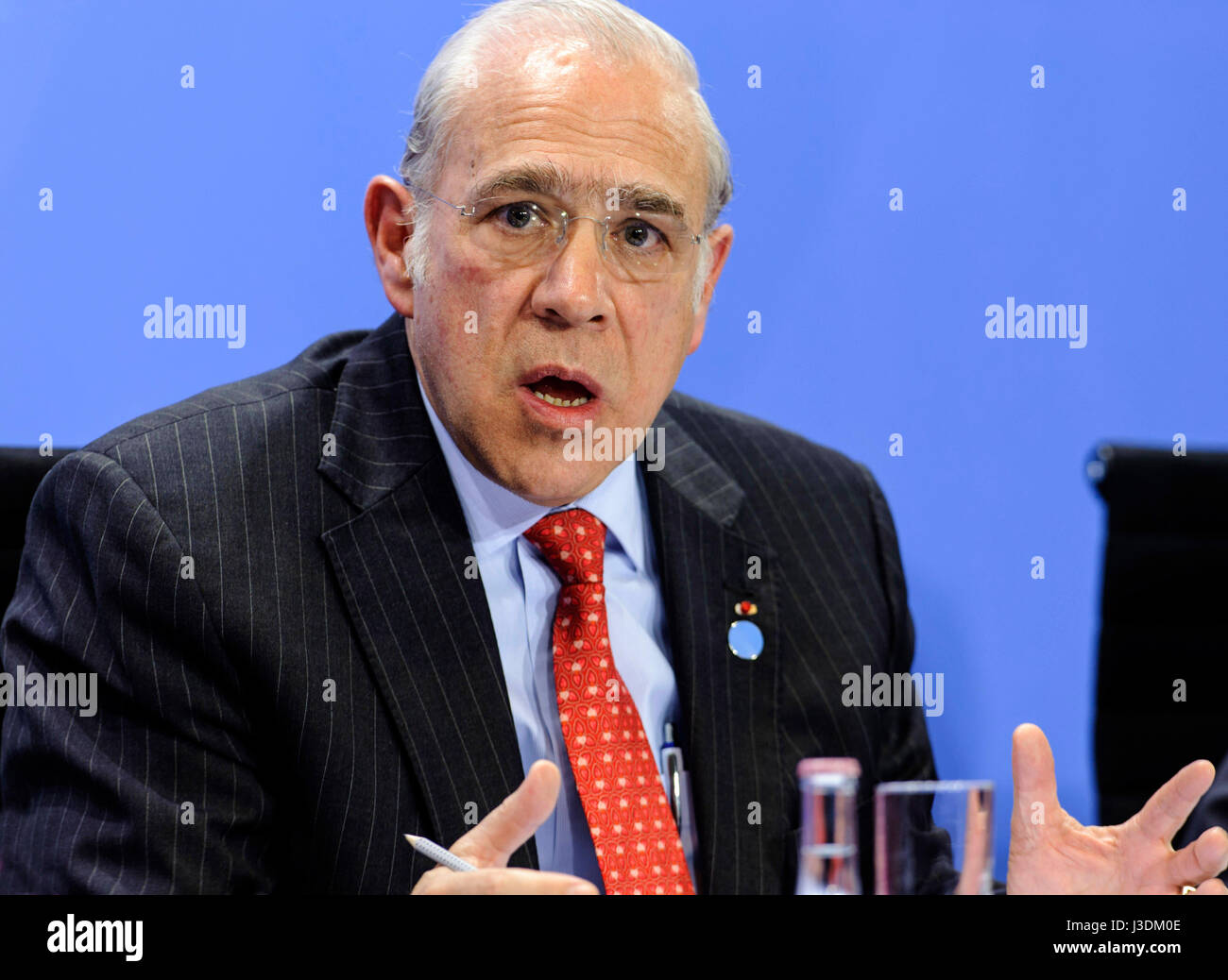 Angel gurria general secretary oecd hi-res stock photography and images ...