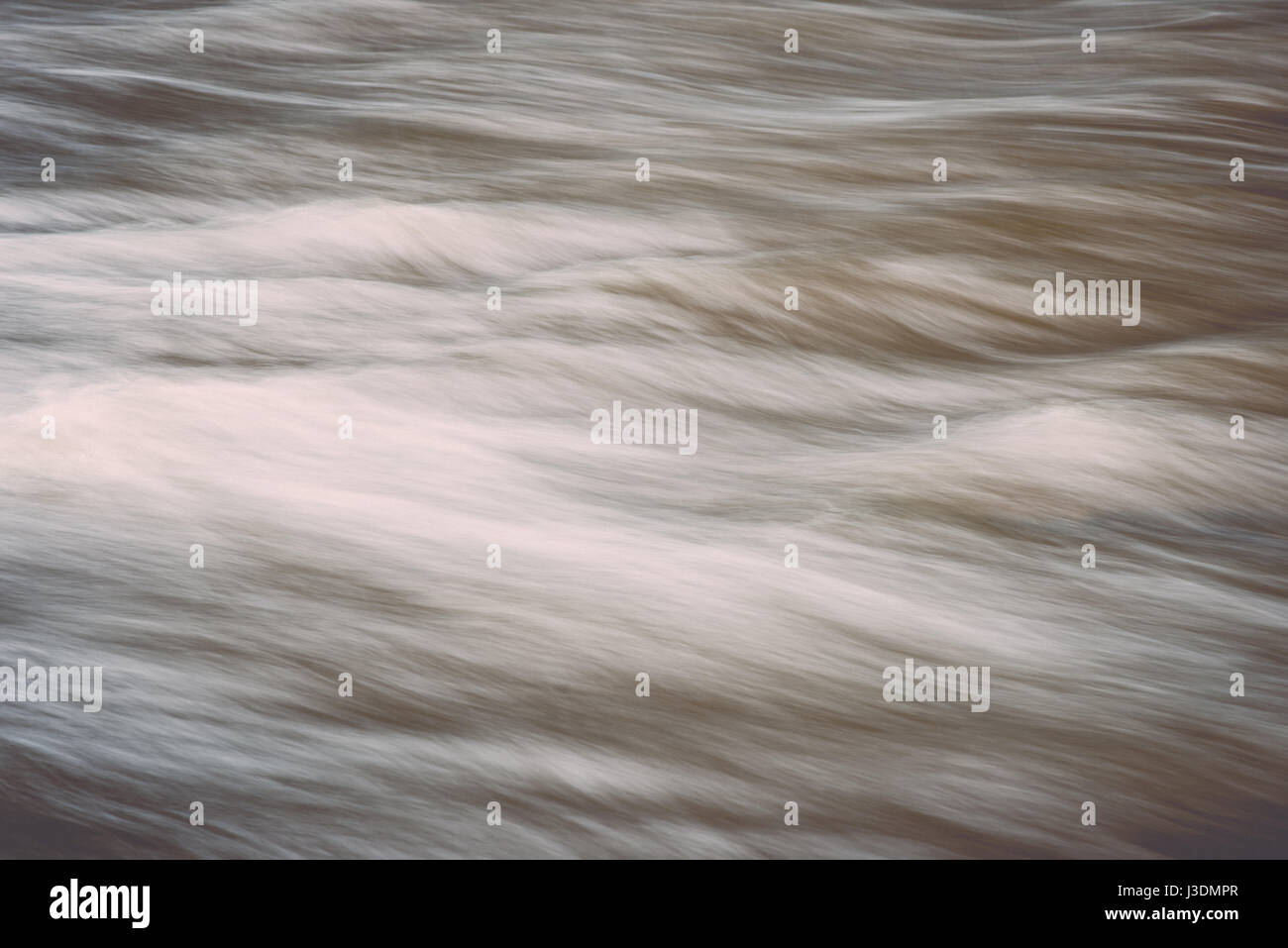 beautiful blurred water stream in forest river - vintage retro effect ...