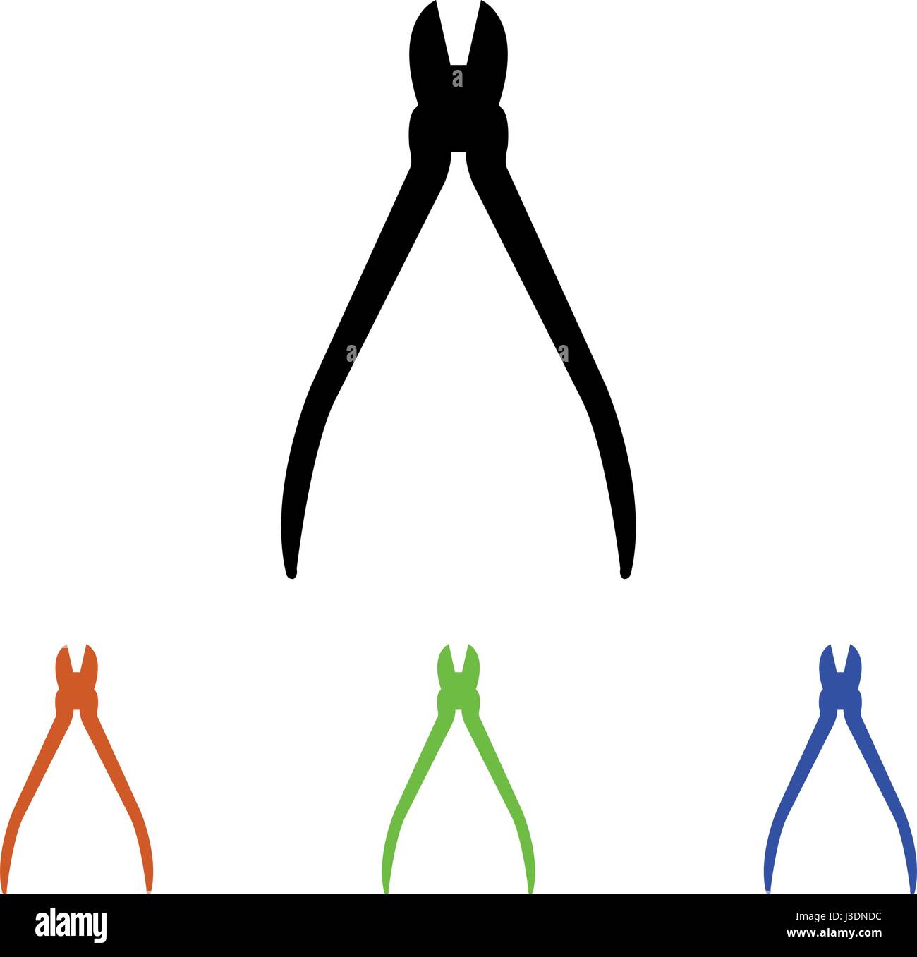 Vector pincer icon on white background Stock Vector Image & Art - Alamy