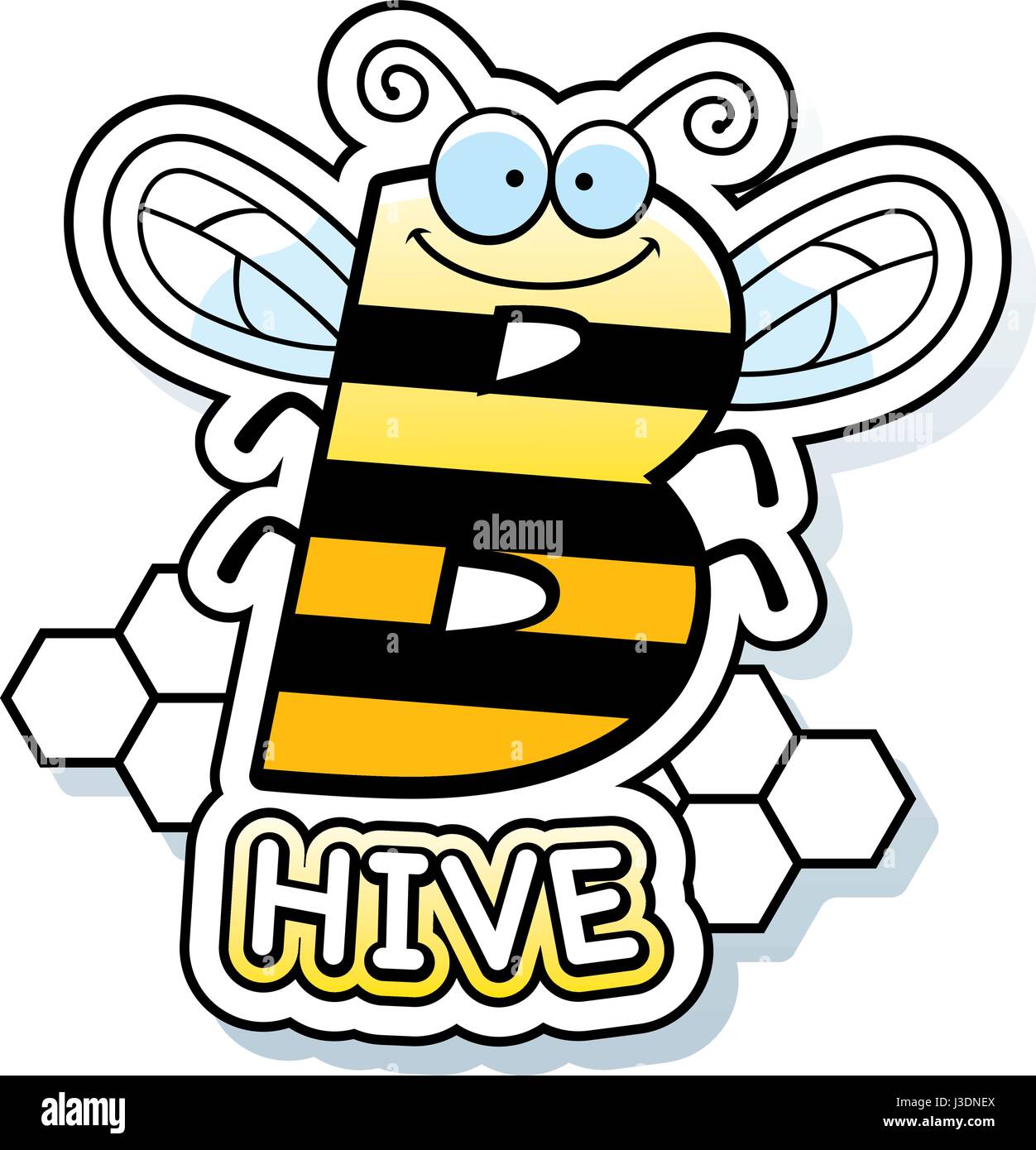 The hive cartoon hi-res stock photography and images - Alamy